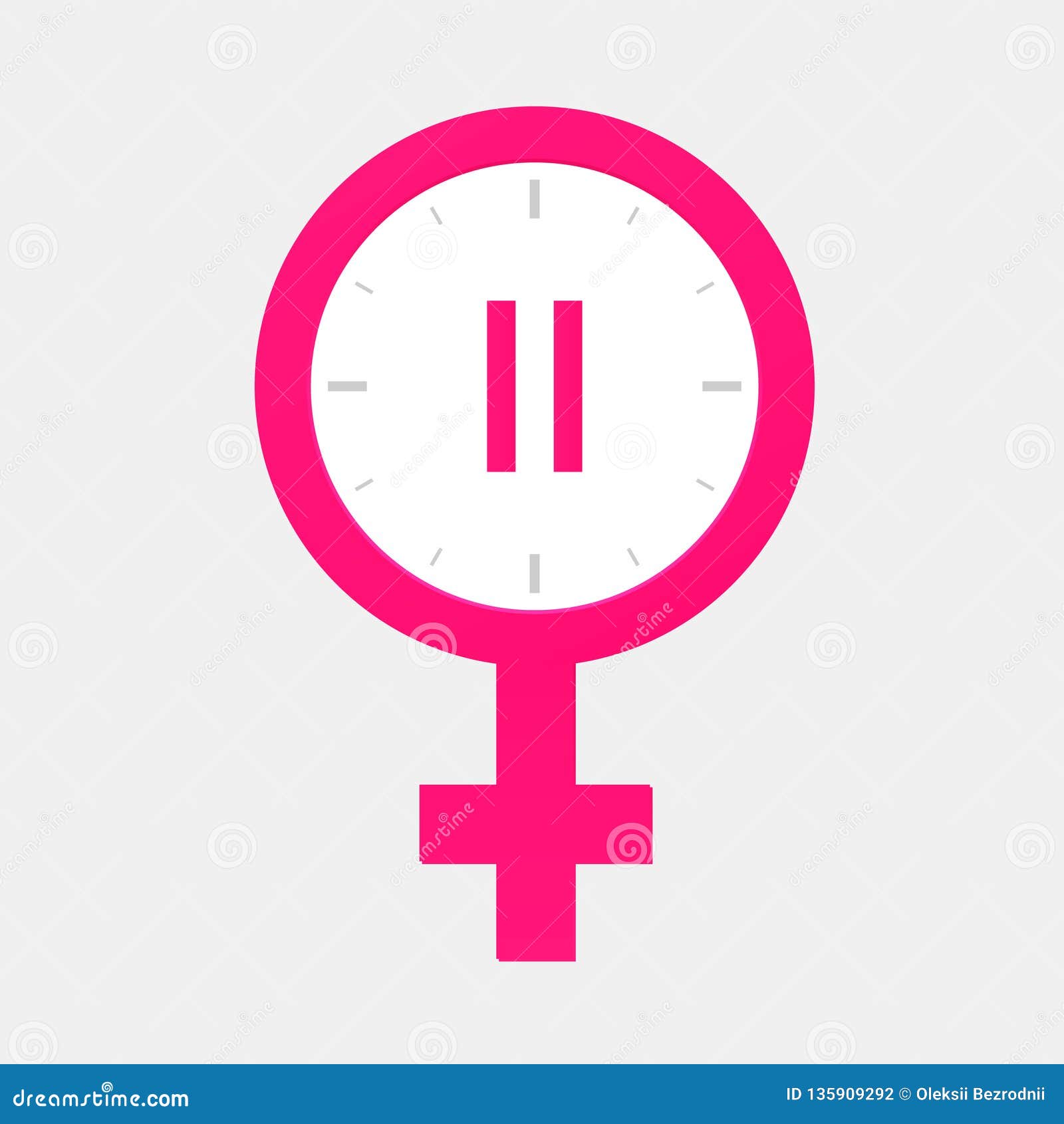 Menstruation cycle symbol stock vector. Illustration of menopause ...