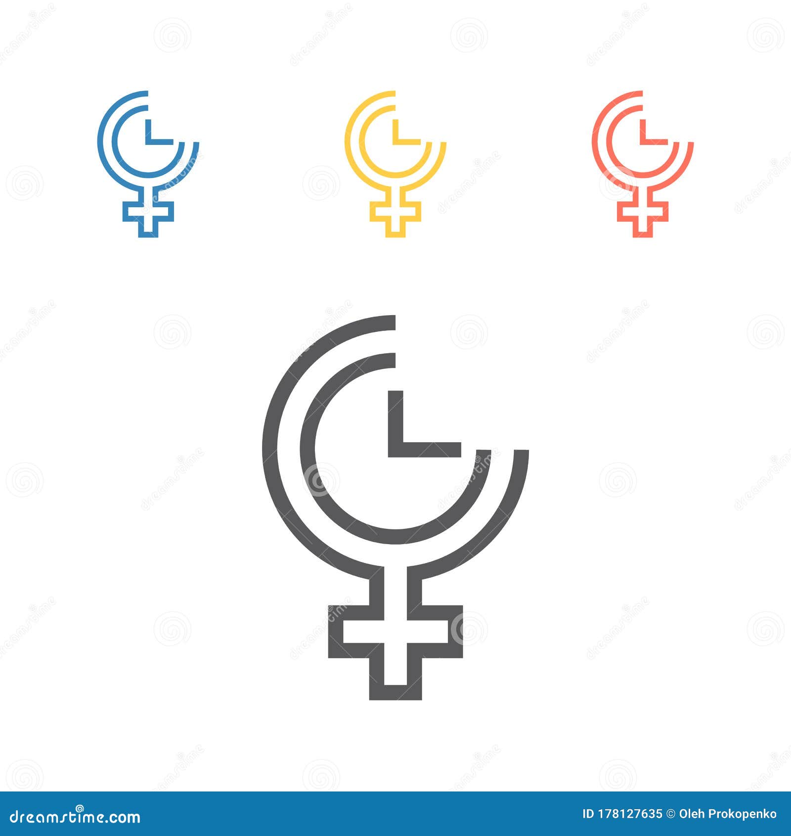 Menopause Line Icon. Vector Signs for Web Graphics Stock Vector ...