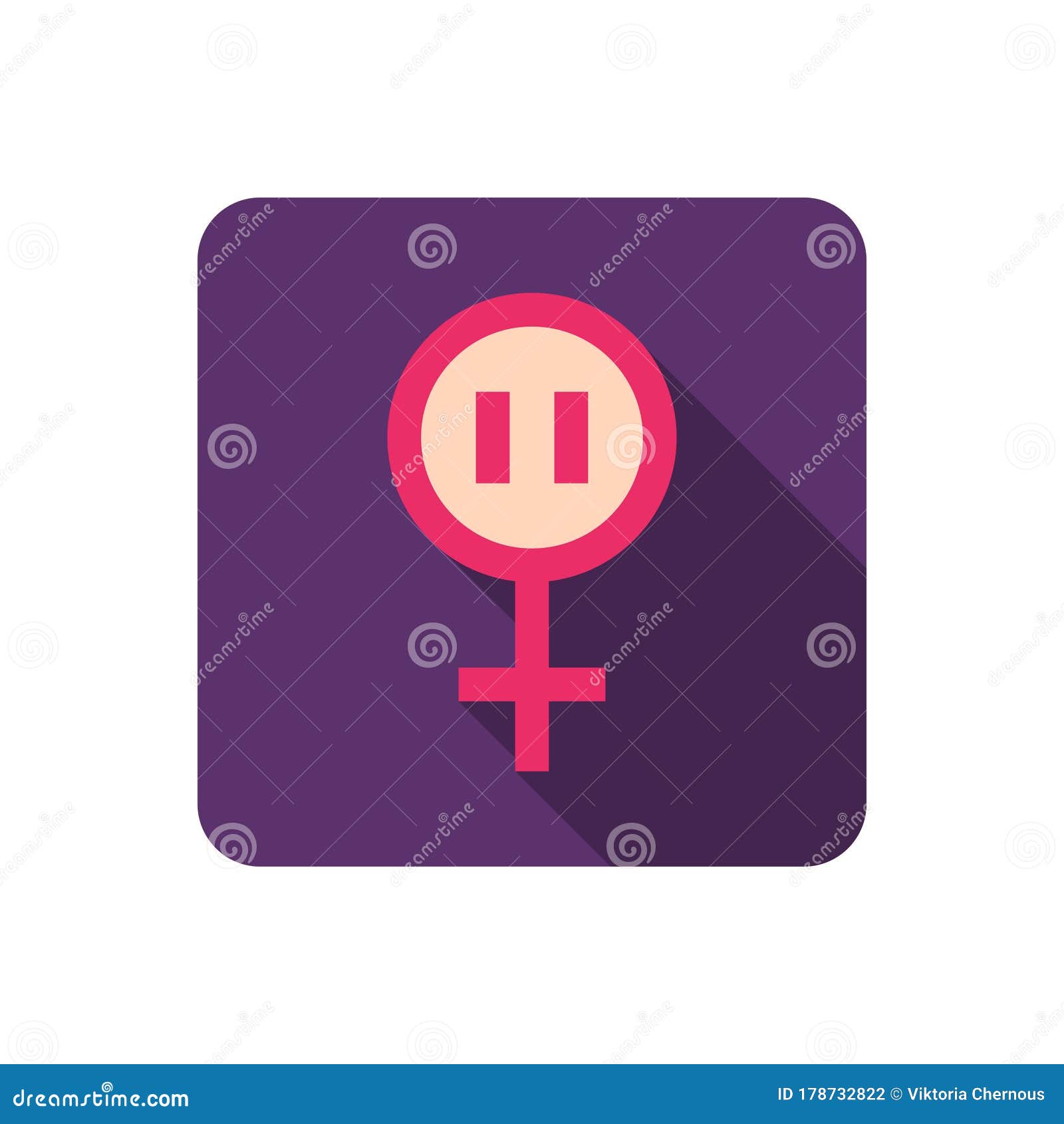 Menopause Line Icon Vector Illustration Stock Illustration