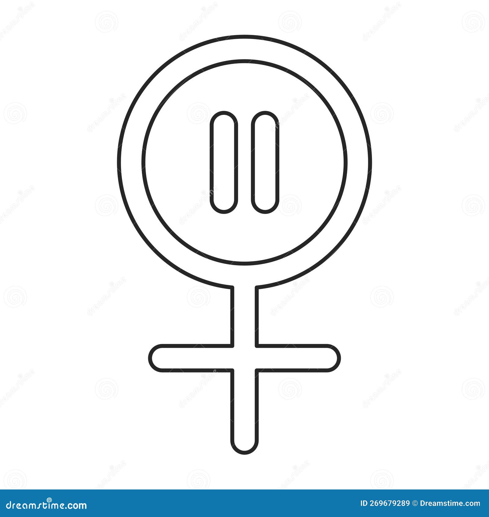 Menopause Symbol Vector stock vector. Illustration of menstrual - 269679289