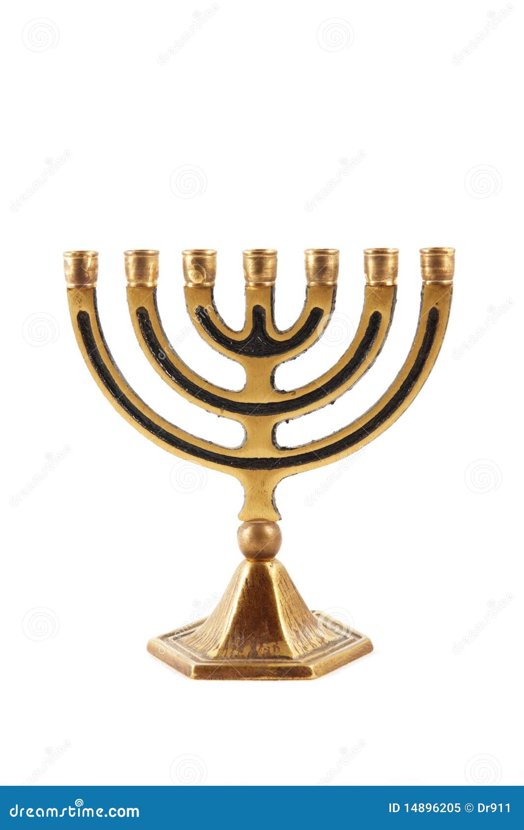 Menora stock image. Image of light, hanukkah, holiday - 14896205