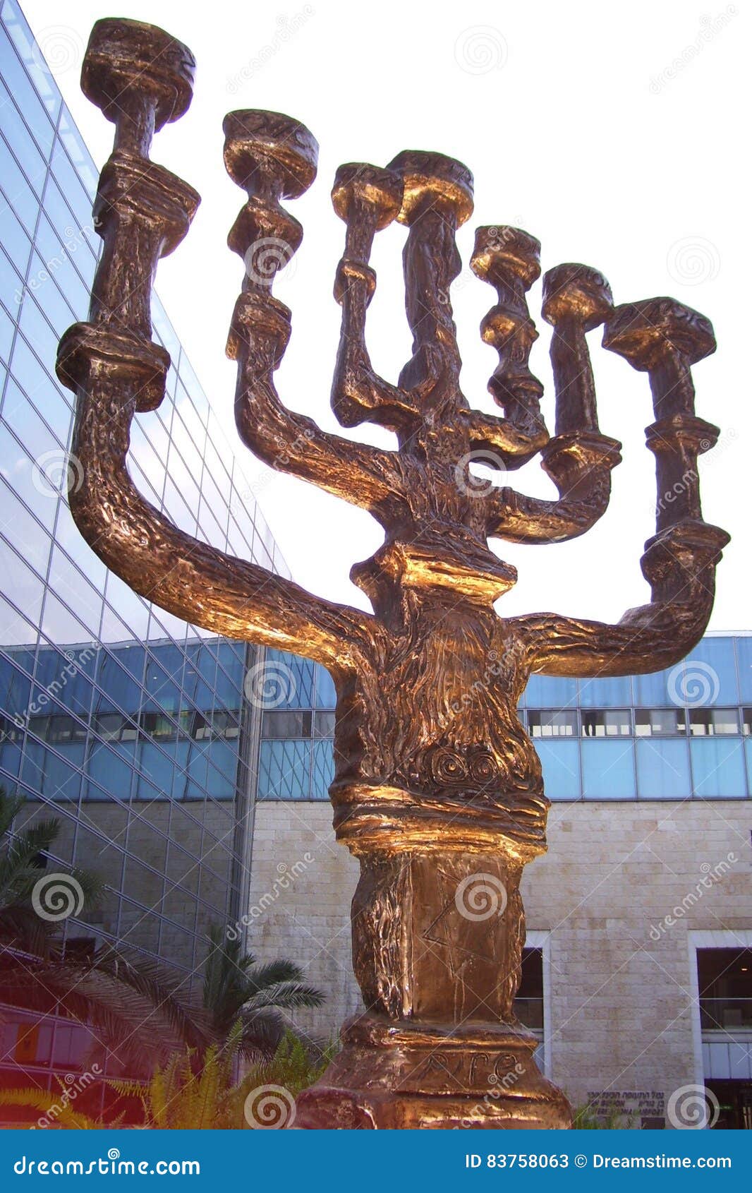 Menorah foto de stock editorial. Imagem de sete, hanukkah - 83758063