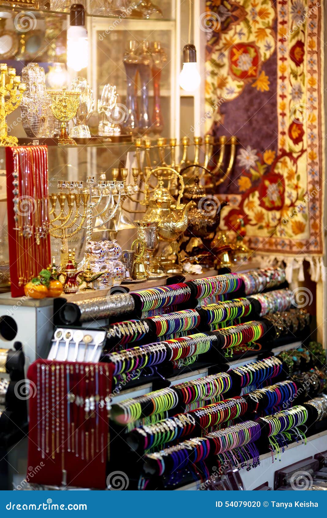 Menorah Collection in Souvenir Shop Editorial Image - Image of hebrew ...