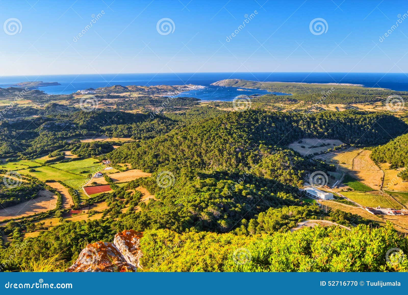 Menorca island landscape stock photo. Image of natural - 52716770