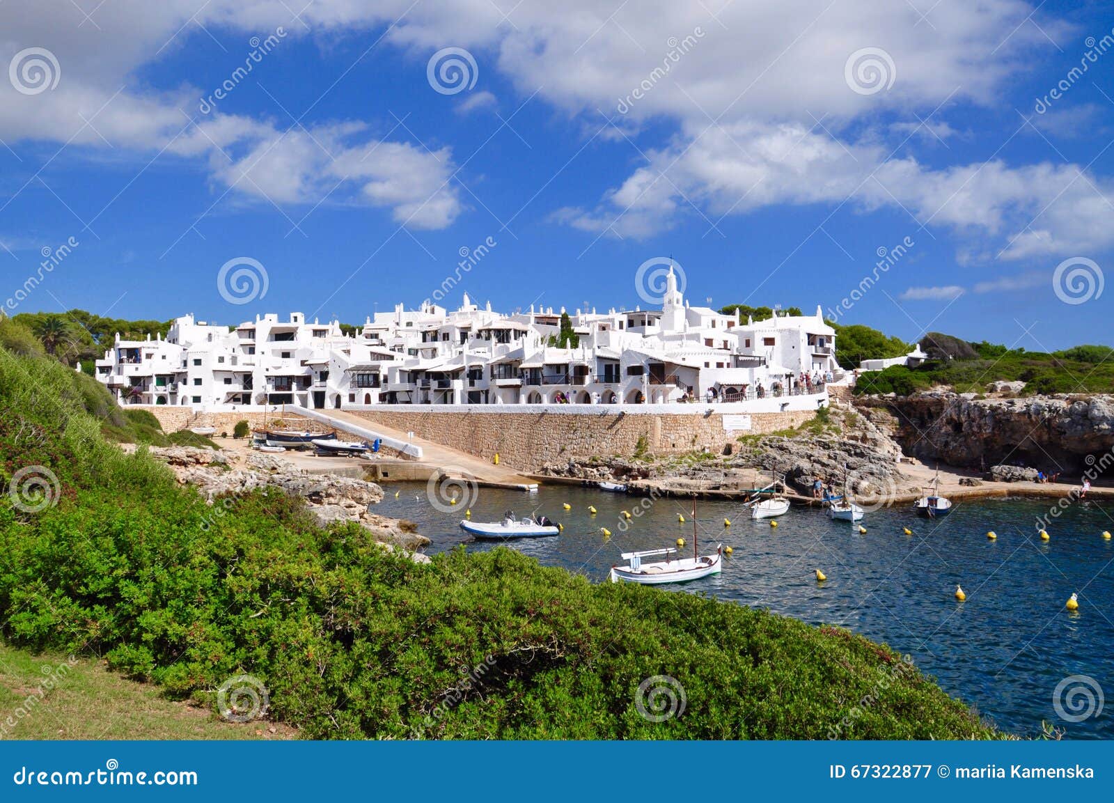 Menorca island view stock image. Image of island, cloud - 67322877