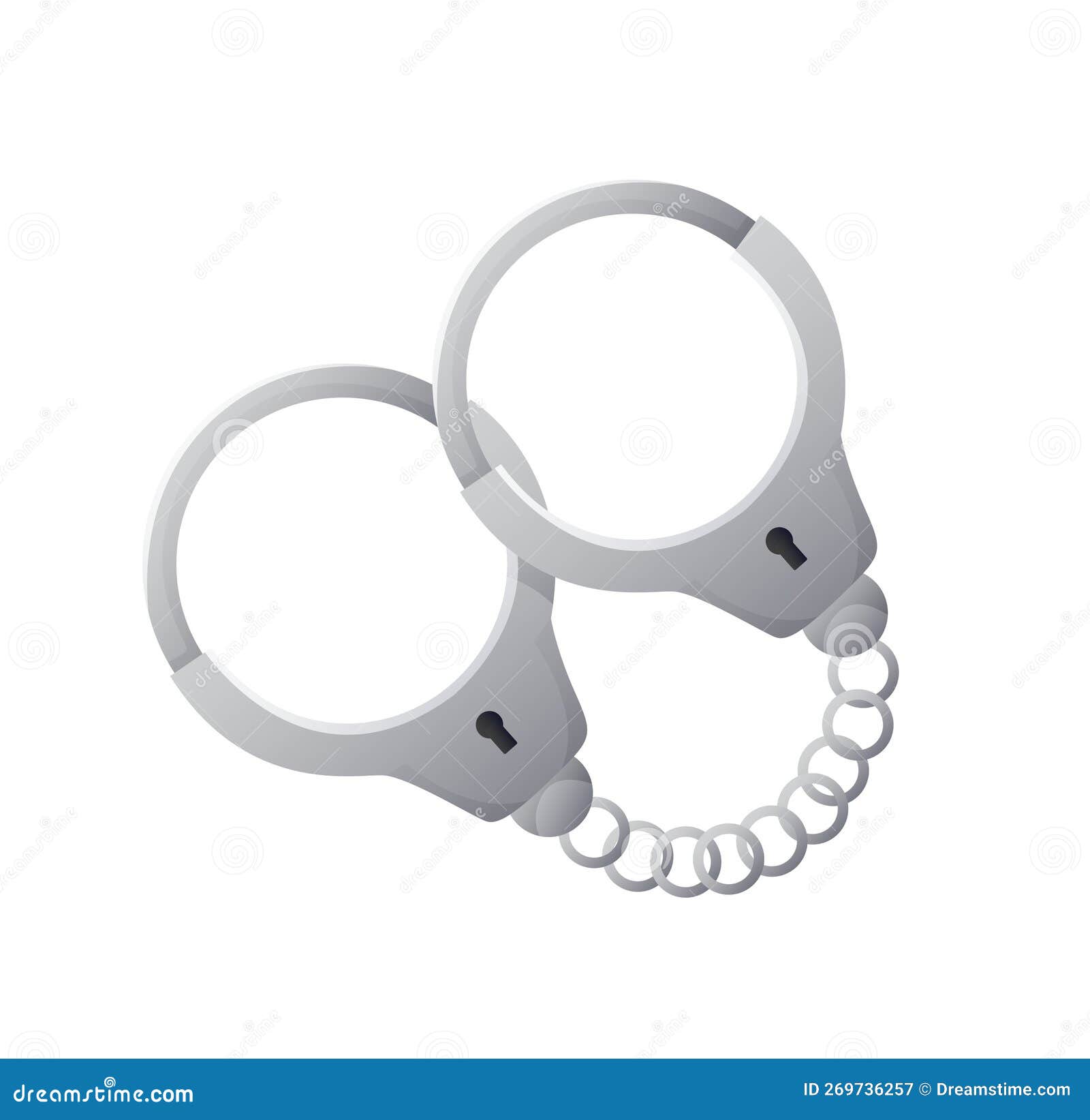 Menottes Symbole De Police Illustration Illustration de Vecteur ...