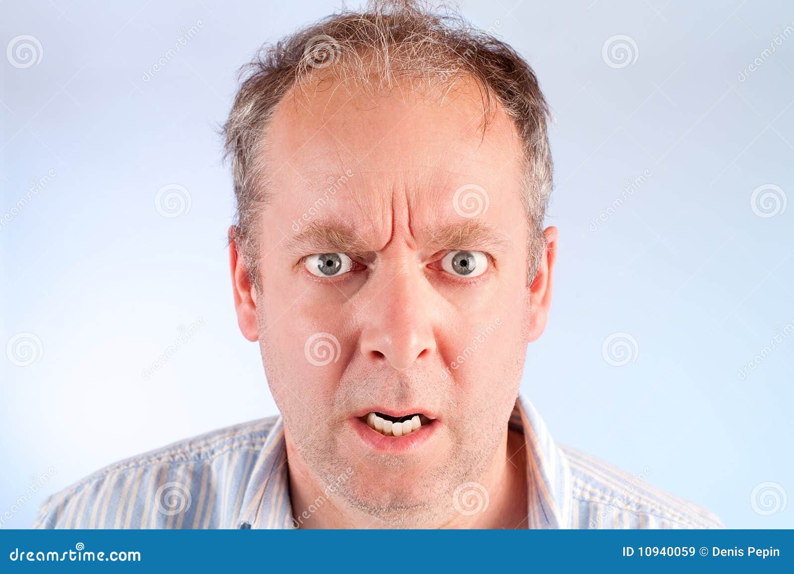 Mens Boos over iets stock afbeelding. Image of stemming - 10940059