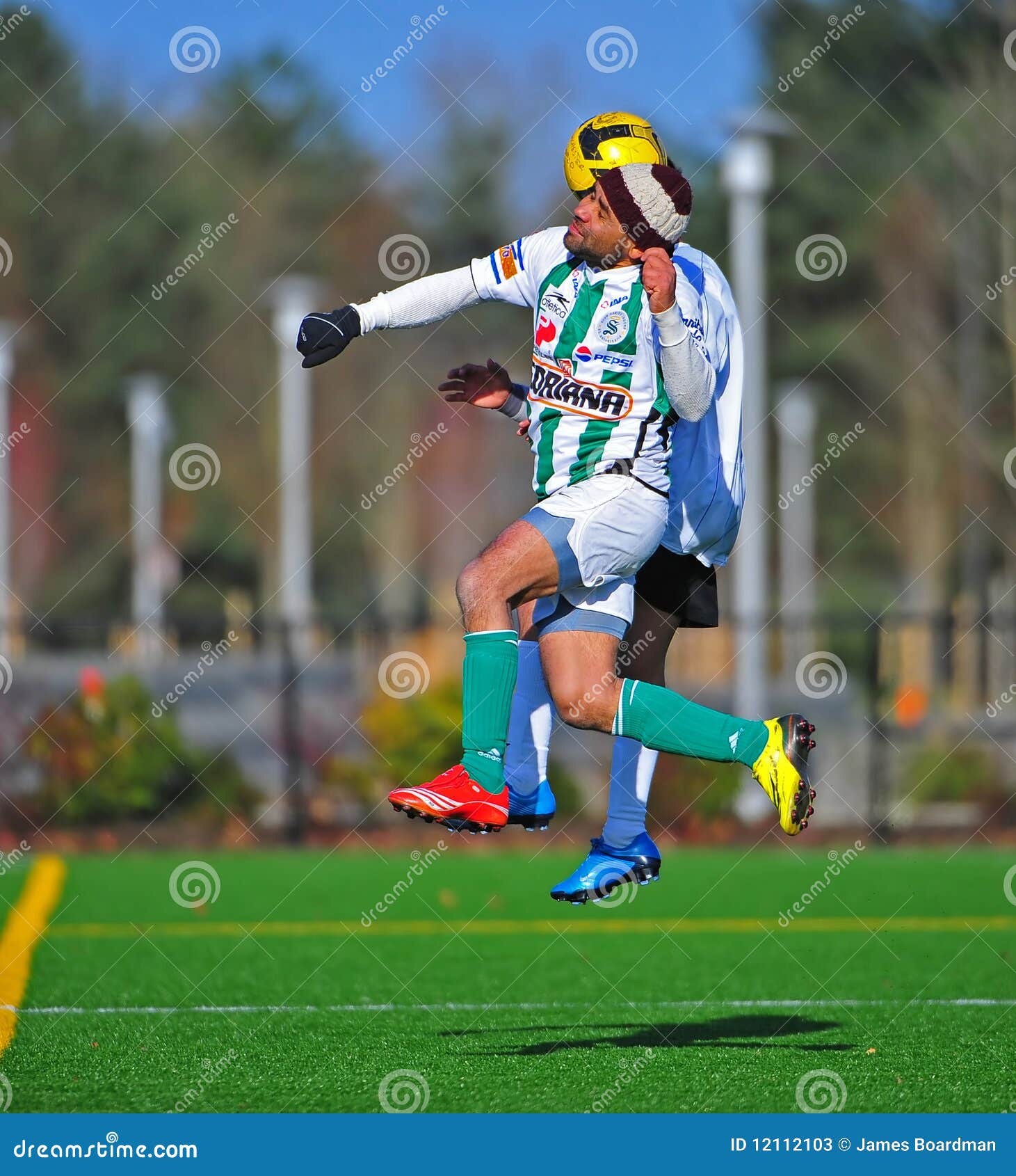 Mens club Soccer head ball editorial stock photo. Image of soccer ...