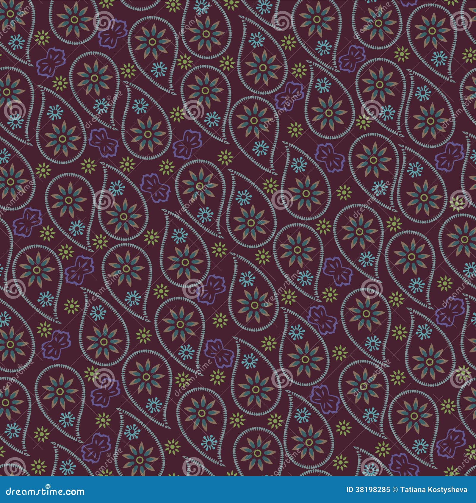 Mens Paisley Design Template,artwork,background Cartoon Vector ...