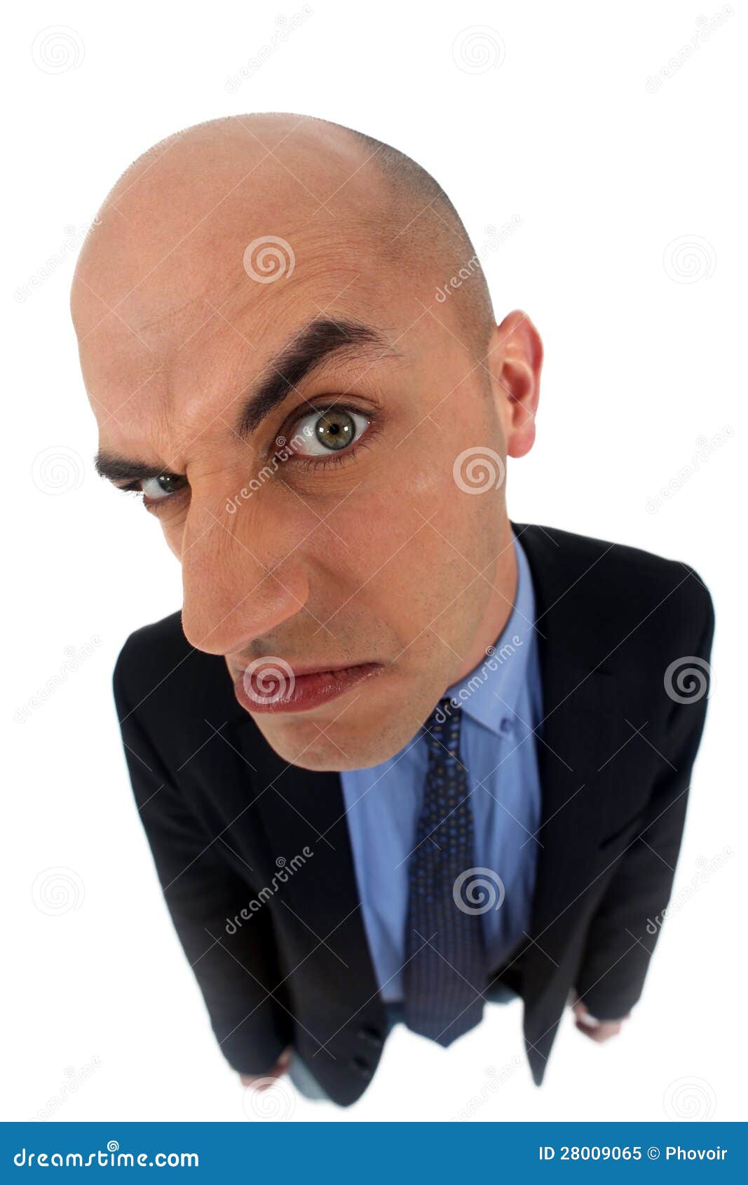 Mens die zeer boos kijkt stock afbeelding. Image of baan - 28009065