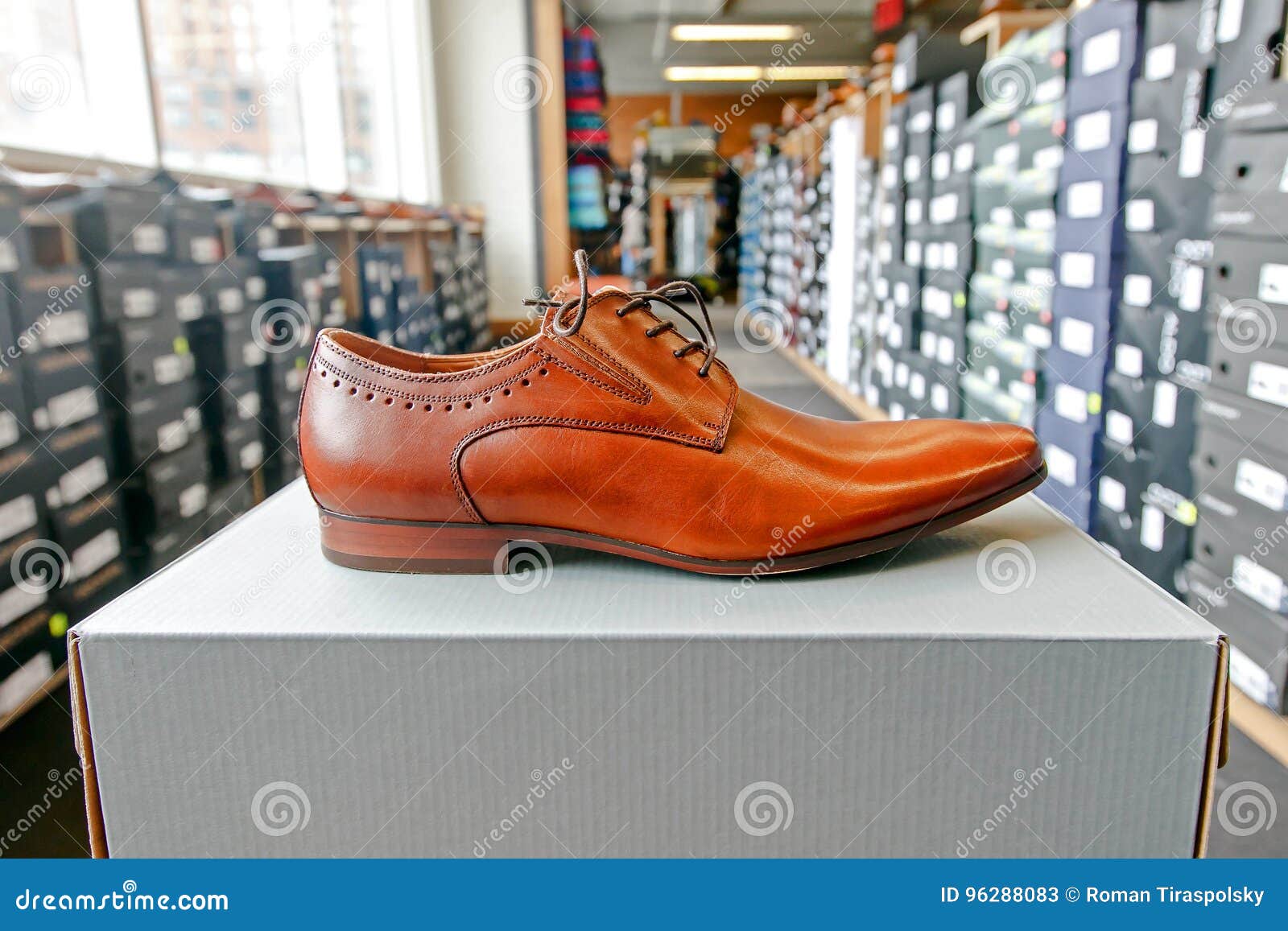 Mens dress shoe stock image. Image of fashion, style - 96288083