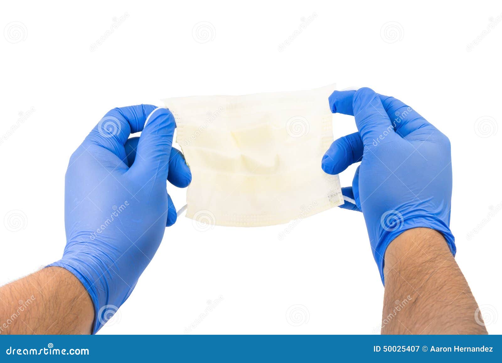 Mens Hands Holding Face Mask Stock Image - Image of dexterity, cleaning ...