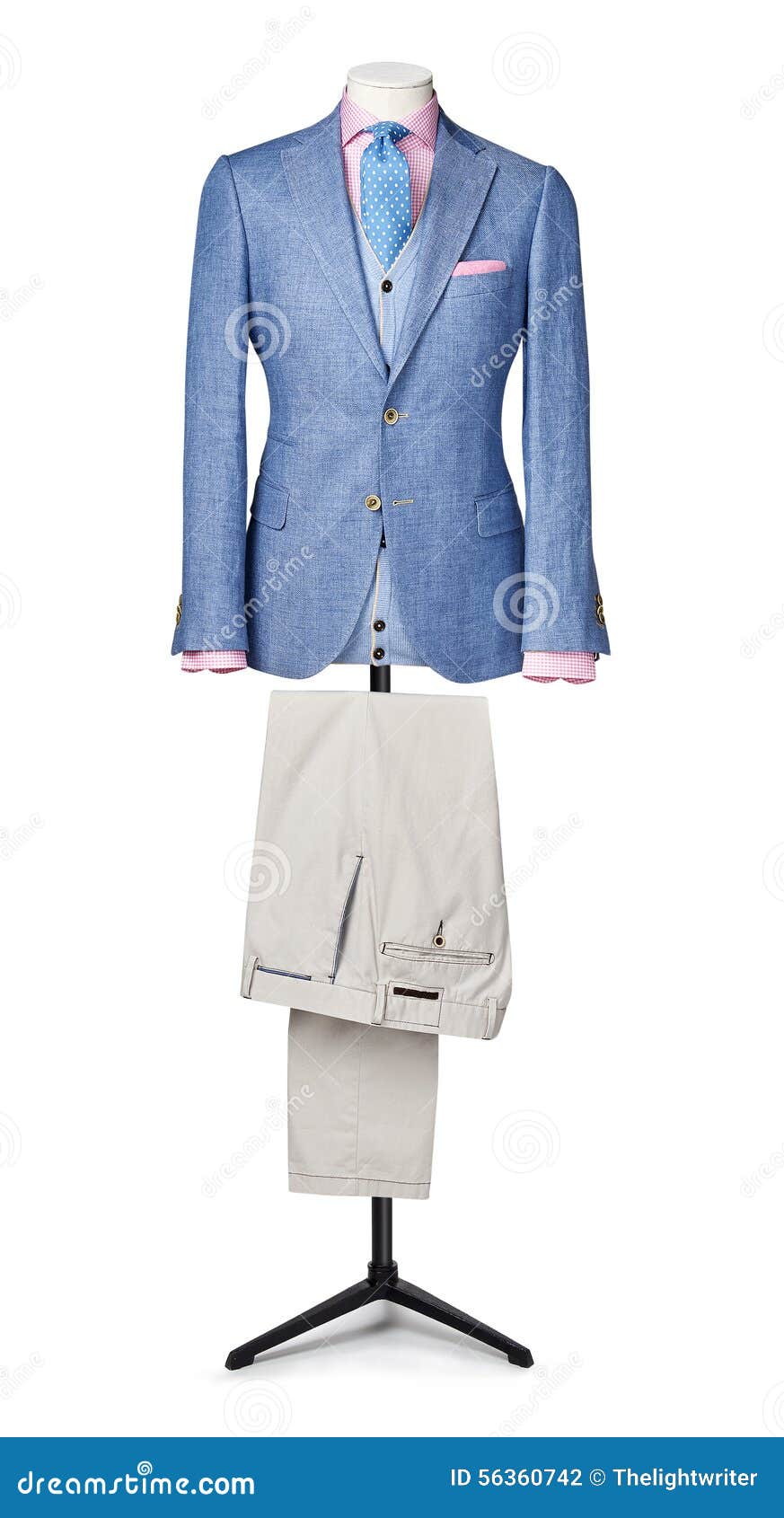 Mens Suit Isolated on White with Clipping Path Stock Photo - Image of ...