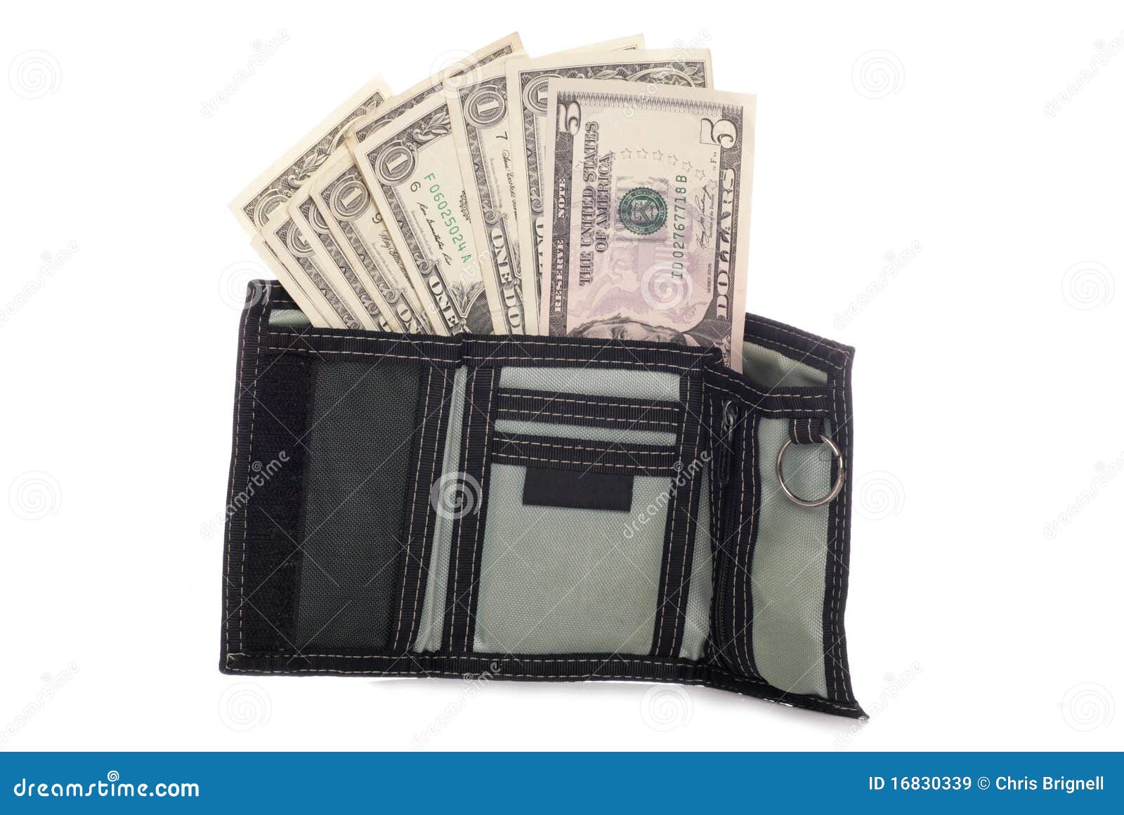 Mens Wallet with American Dollars Stock Image - Image of currency, mens ...
