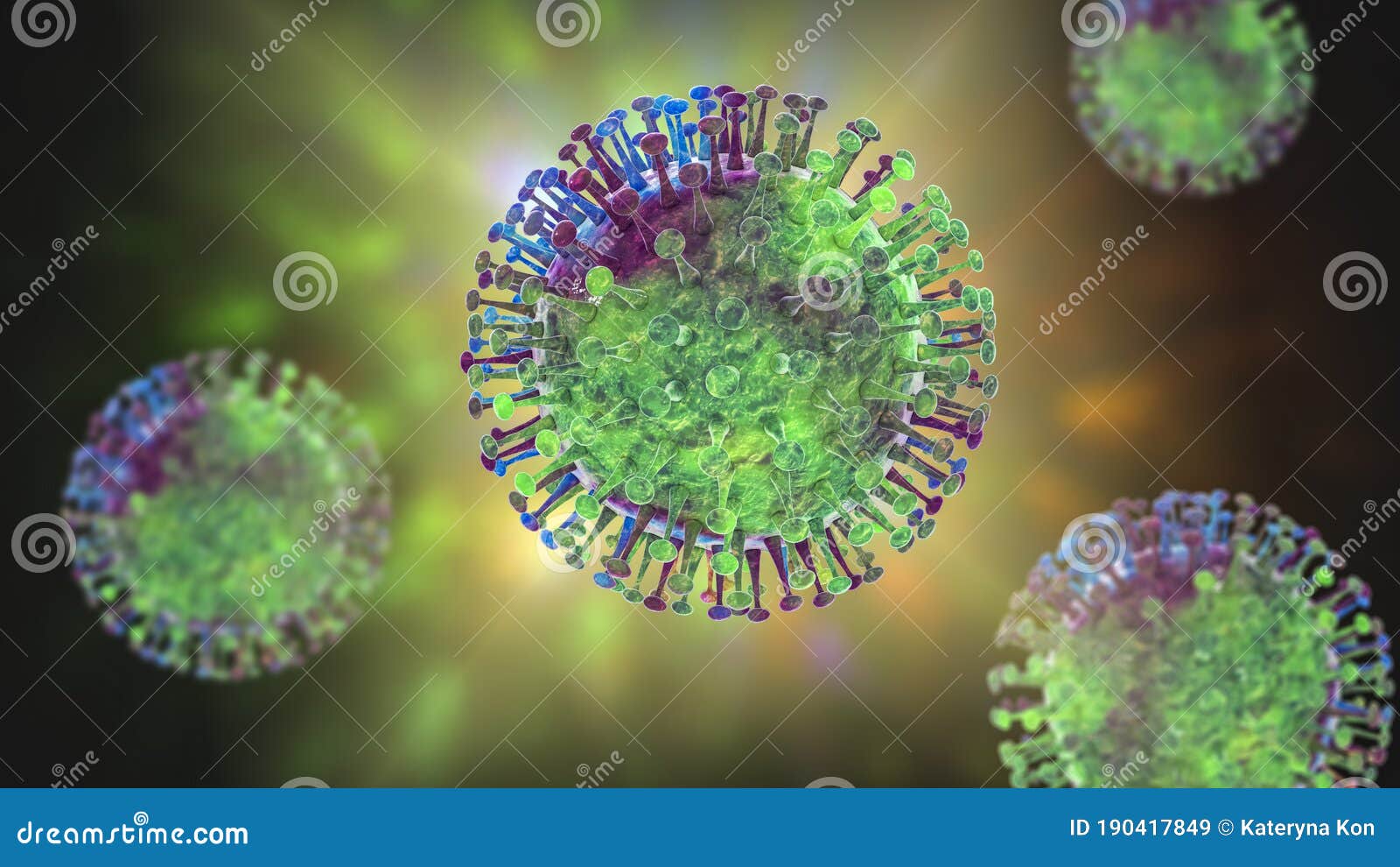 Menschliche Pathogene Viren Stock Abbildung - Illustration von ...