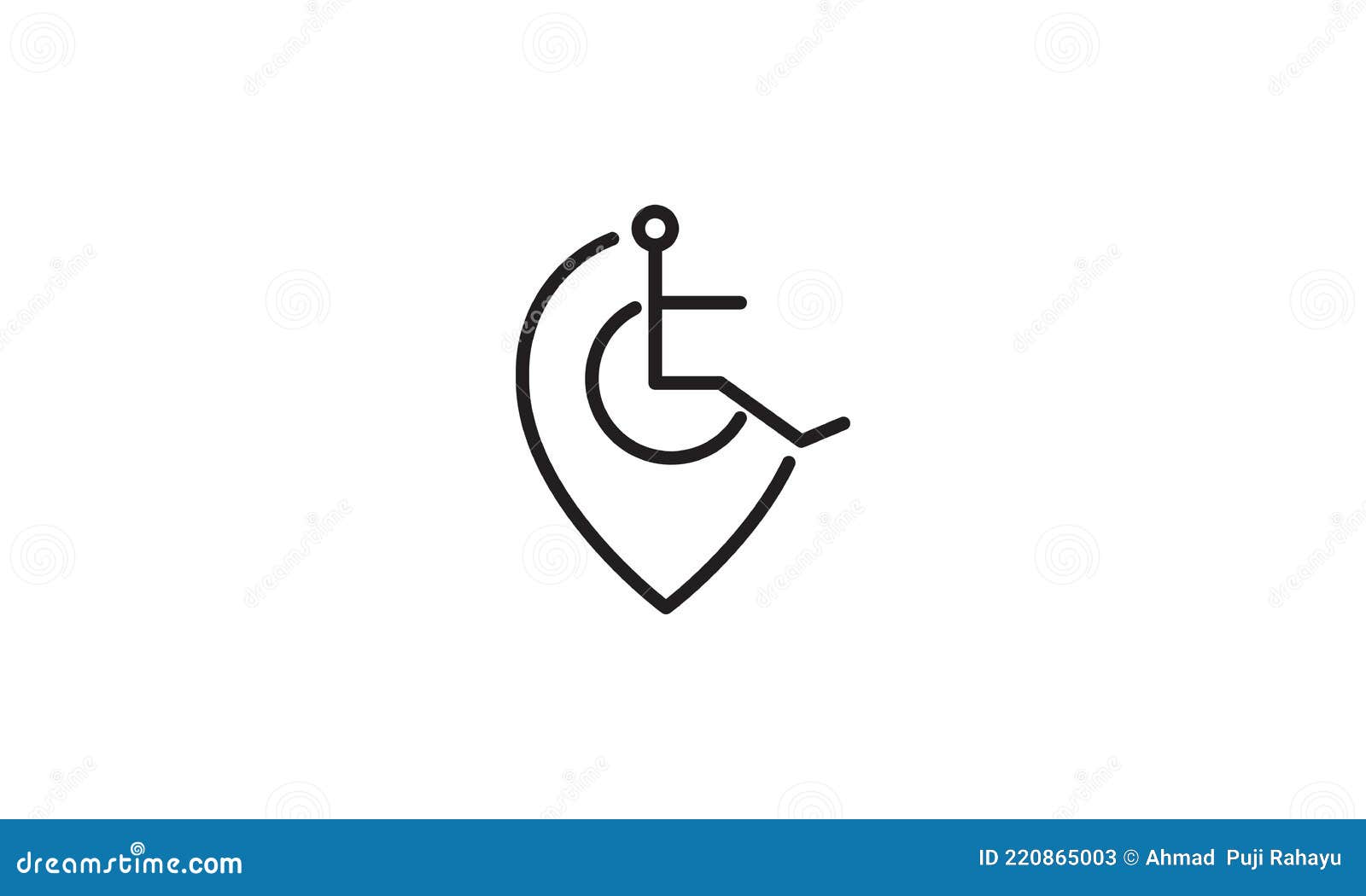 Menschlicher Sitz Mit Standort-Logo-Vektor-Icon-Illustrationsdesign ...