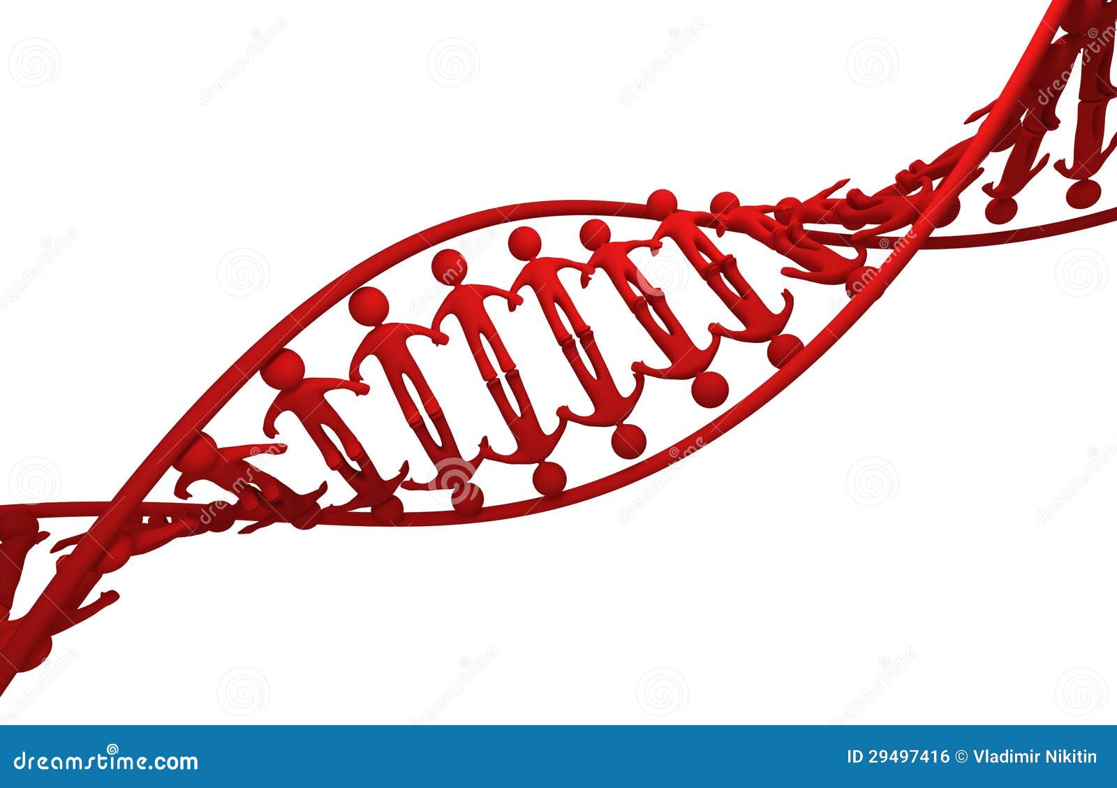 Menselijke DNA stock illustratie. Illustration of evolutie - 29497416