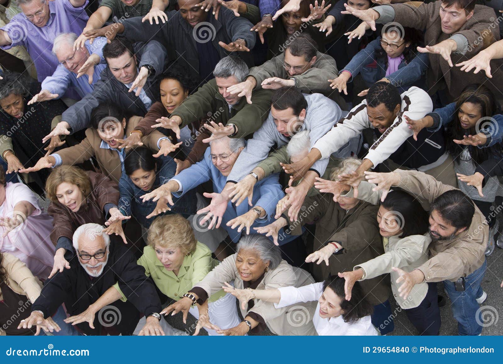 Mensen Die Handen Samen Opheffen Stock Foto - Image of opwinding ...