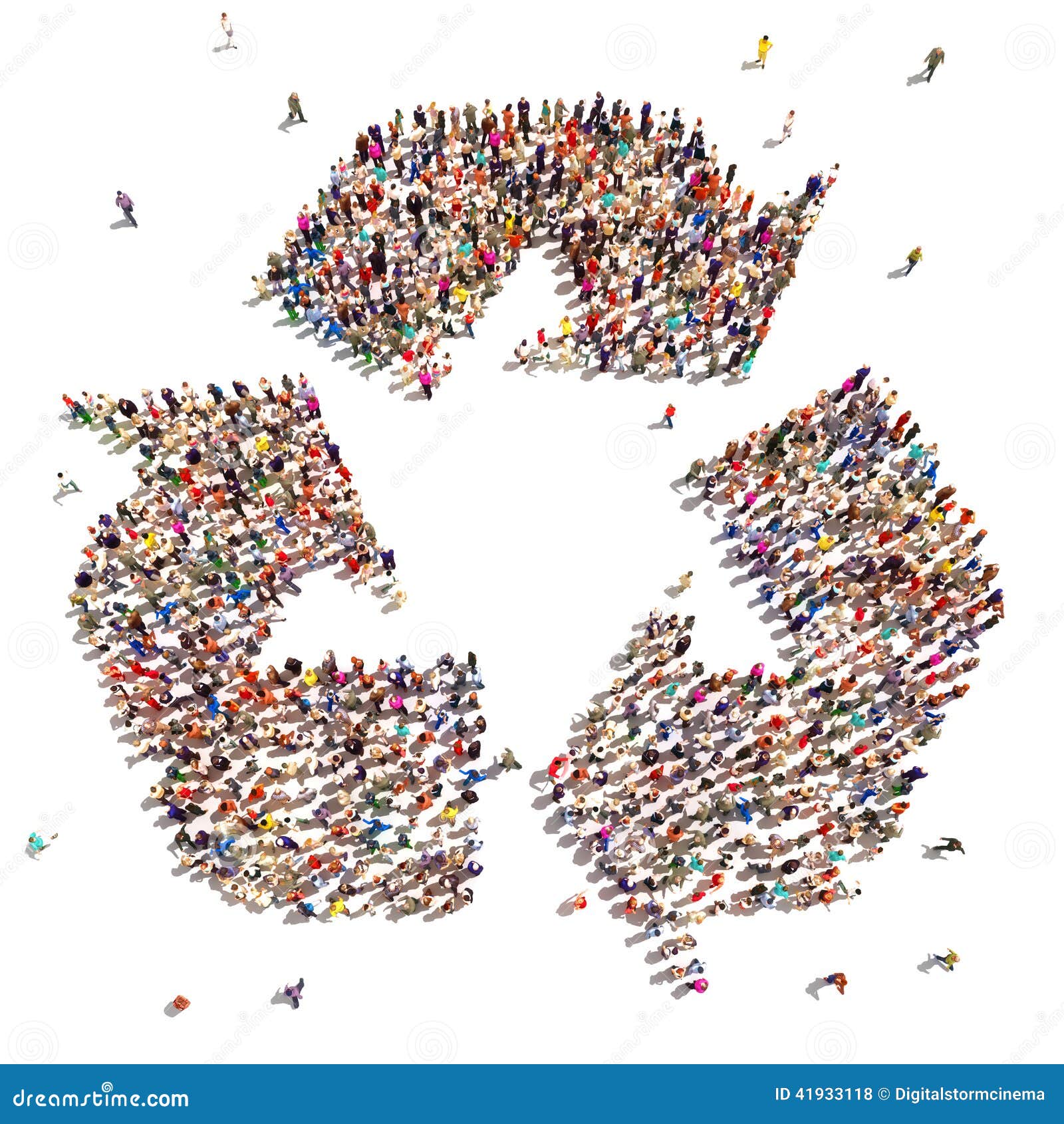 Mensen die recycleren stock foto. Image of achtergrond - 41933118