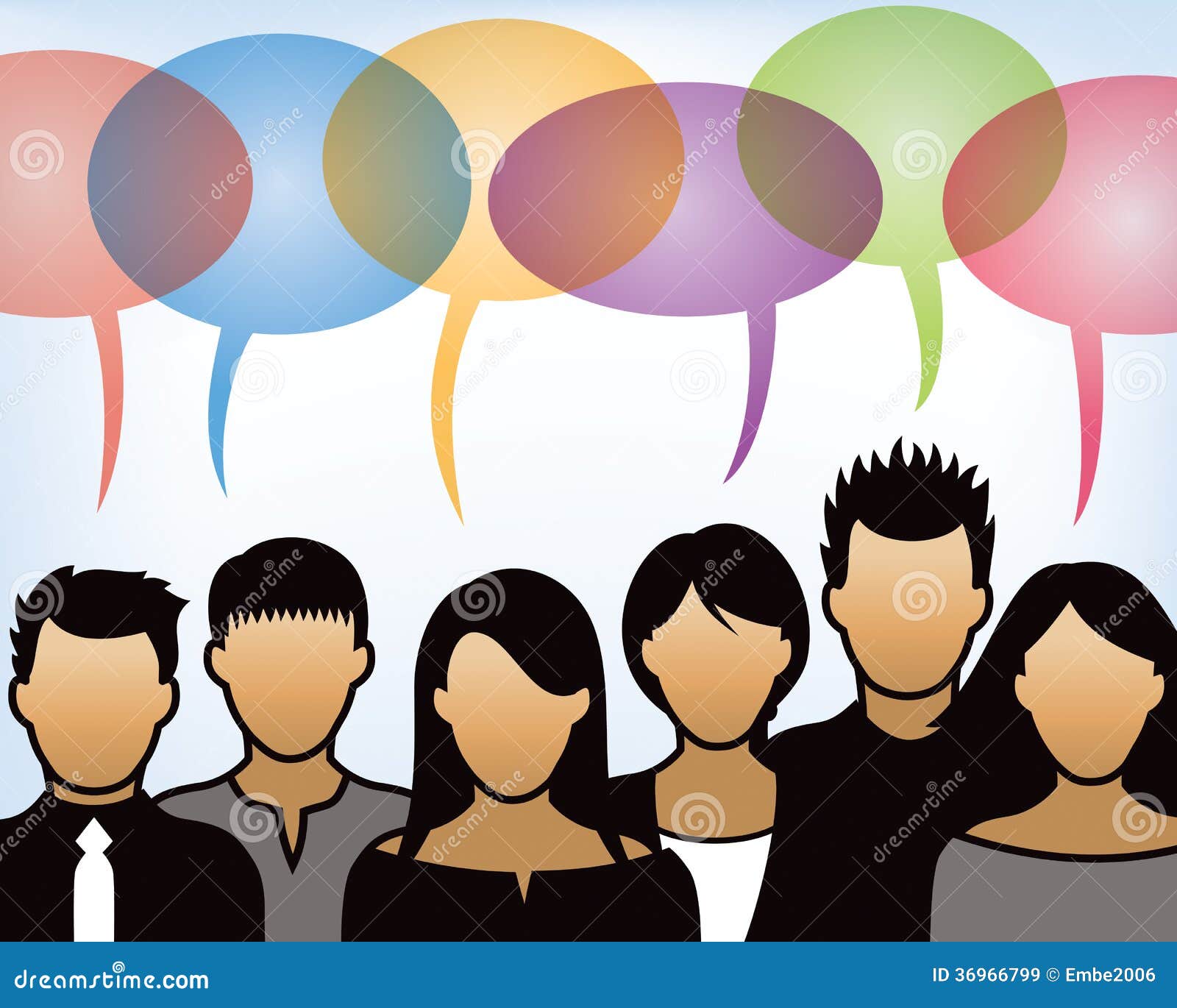 Mensen die samen spreken vector illustratie. Illustration of ontwerp ...