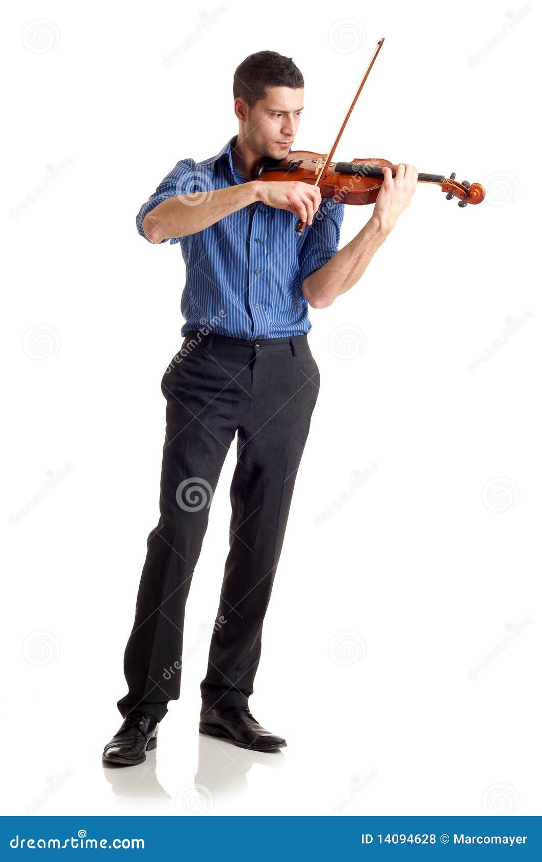 Mensen die viool spelen stock foto. Image of geïsoleerd - 14094628