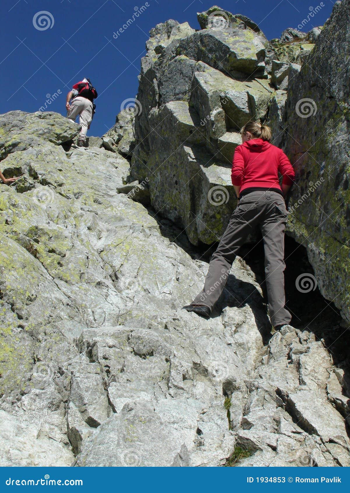 Mensen Op De Berg Picture. Image: 1934853