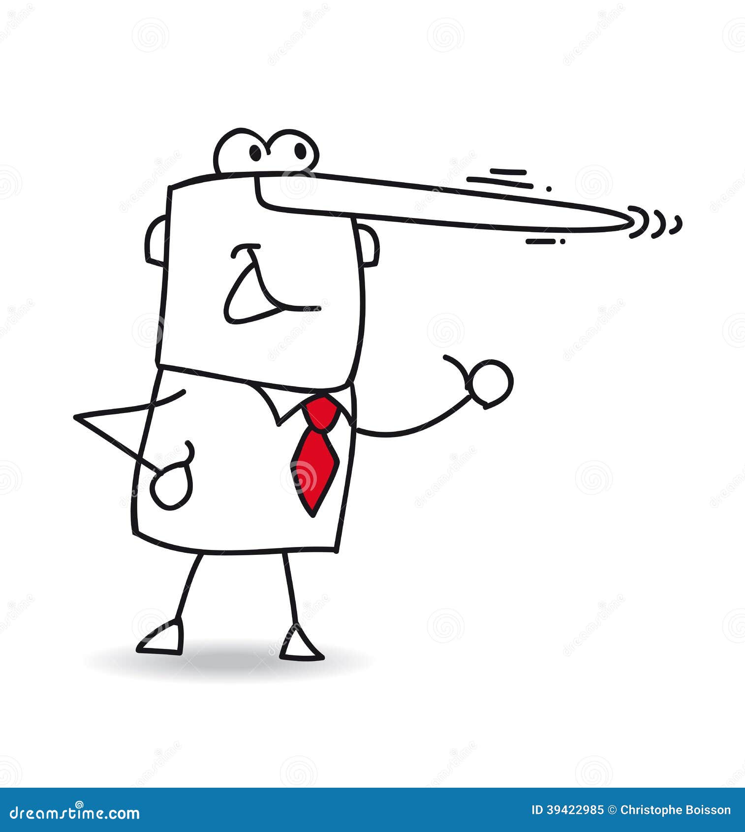 Mensonge illustration de vecteur. Illustration du mensonges - 39422985