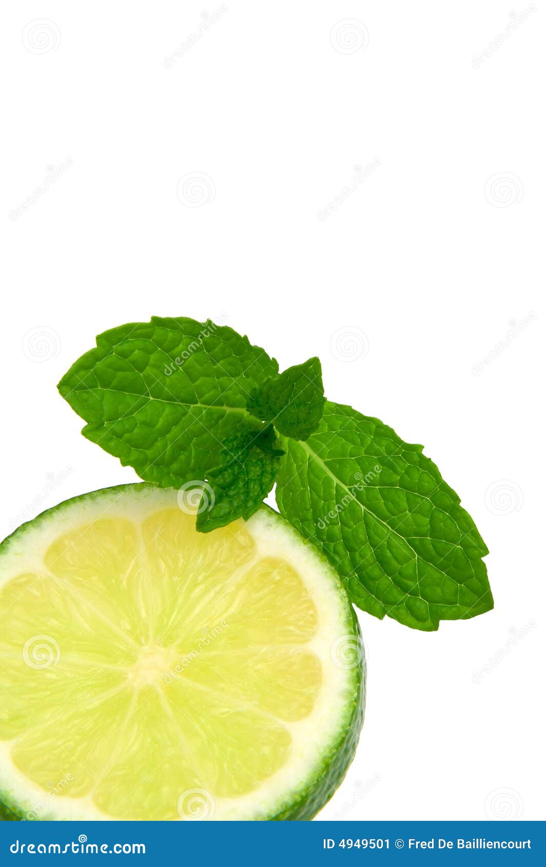 Menta y limón imagen de archivo. Imagen de fresco, pulpa - 4949501