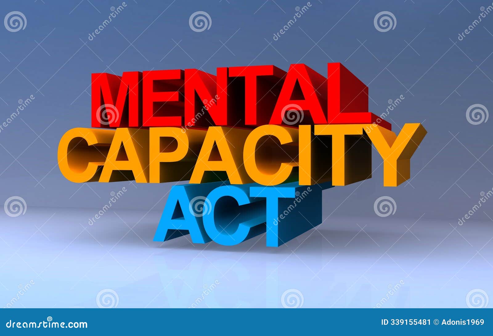 Mental Capacity Attracts Success - Pictured As Word Mental Capacity On ...
