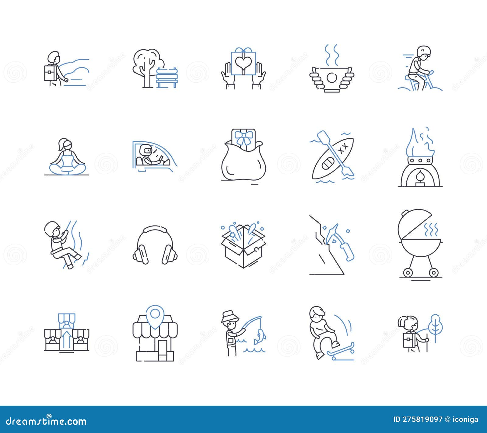 Mental Clarity Line Icons Collection. Focus, Concentration, Awareness ...