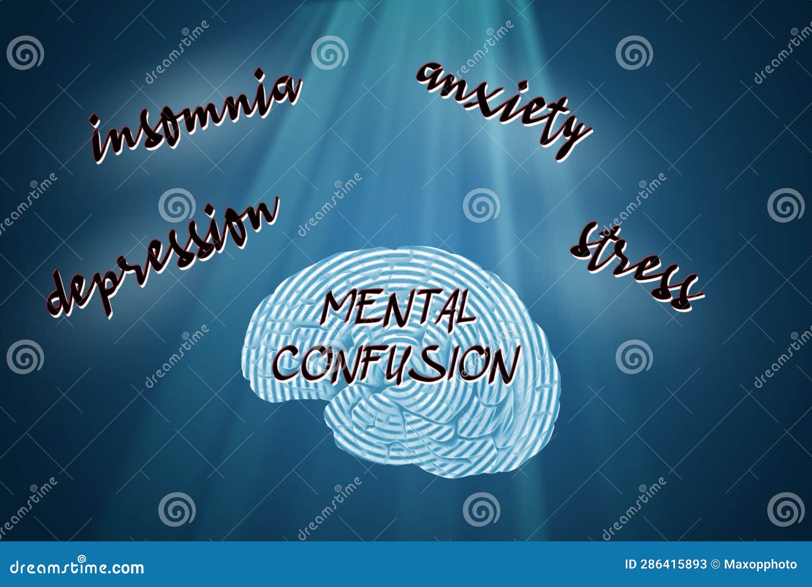 Mental Confusion is on the Raise Stock Image - Image of human, person ...