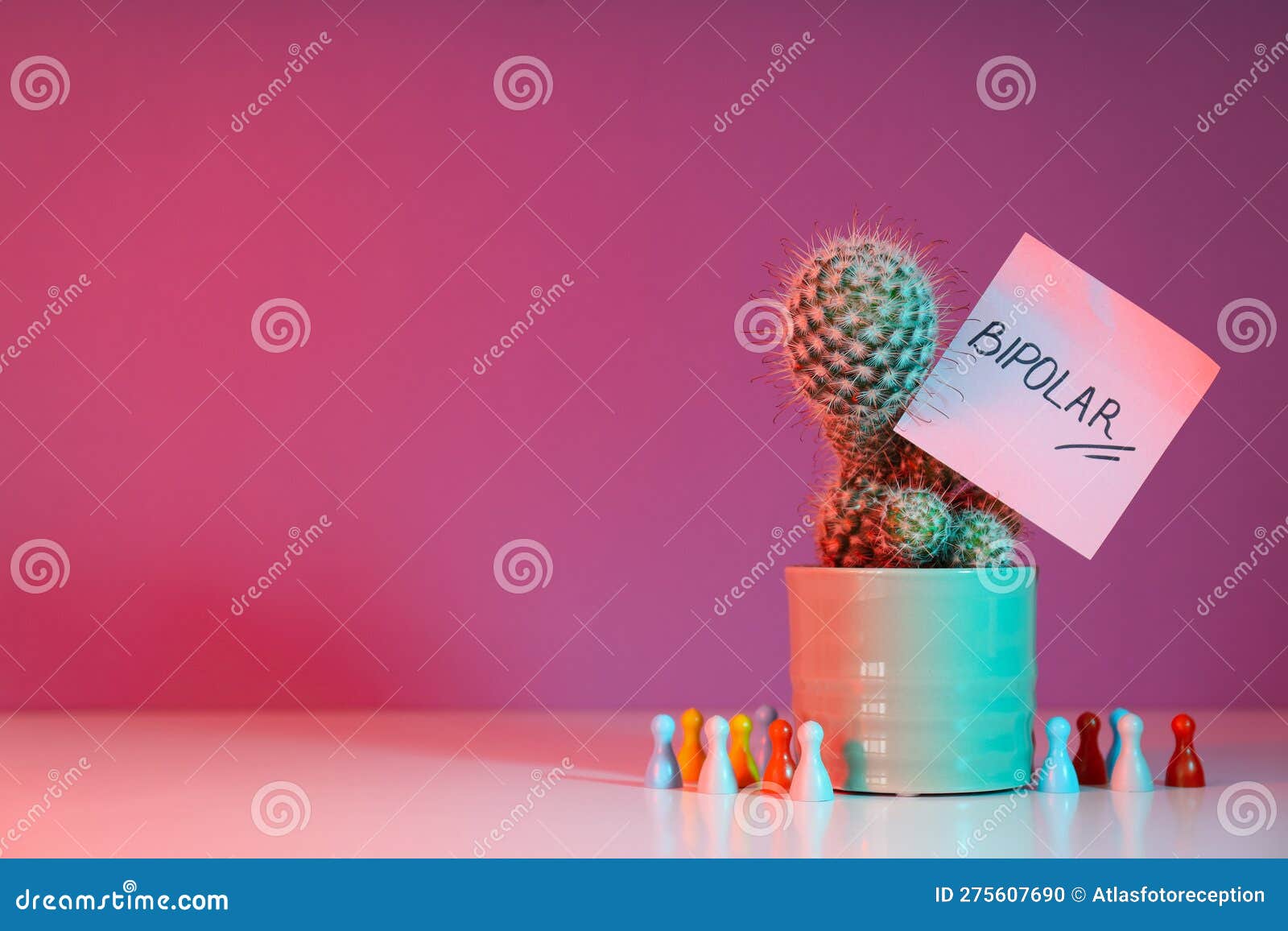 Mental Disorder - Bipolar Disorder, Space for Text Stock Photo - Image ...