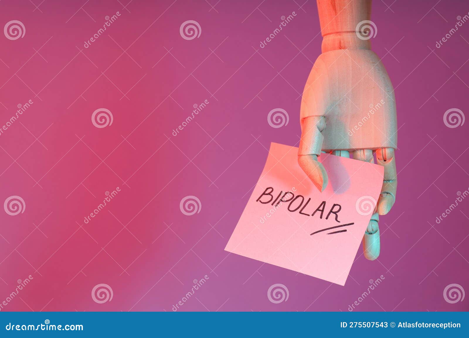 Mental Disorder - Bipolar Disorder, Space for Text Stock Image - Image ...