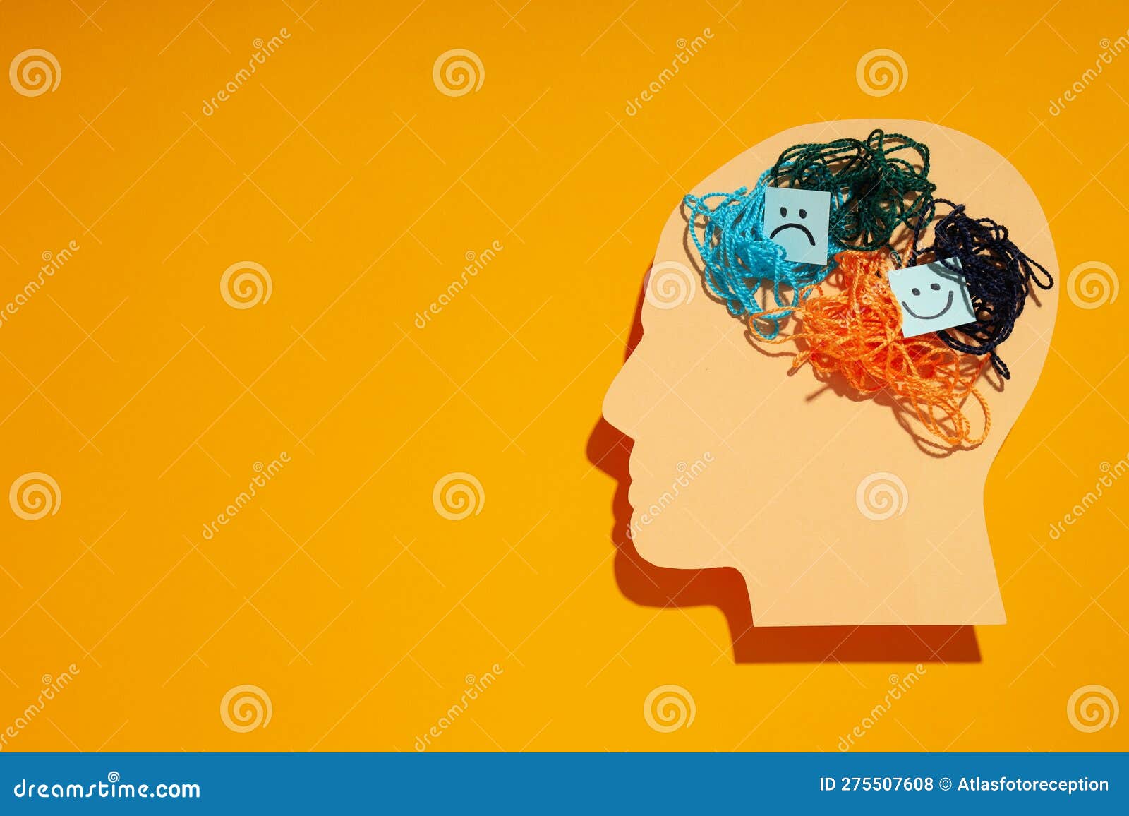 Mental Disorder - Bipolar Disorder, Space for Text Stock Photo - Image ...