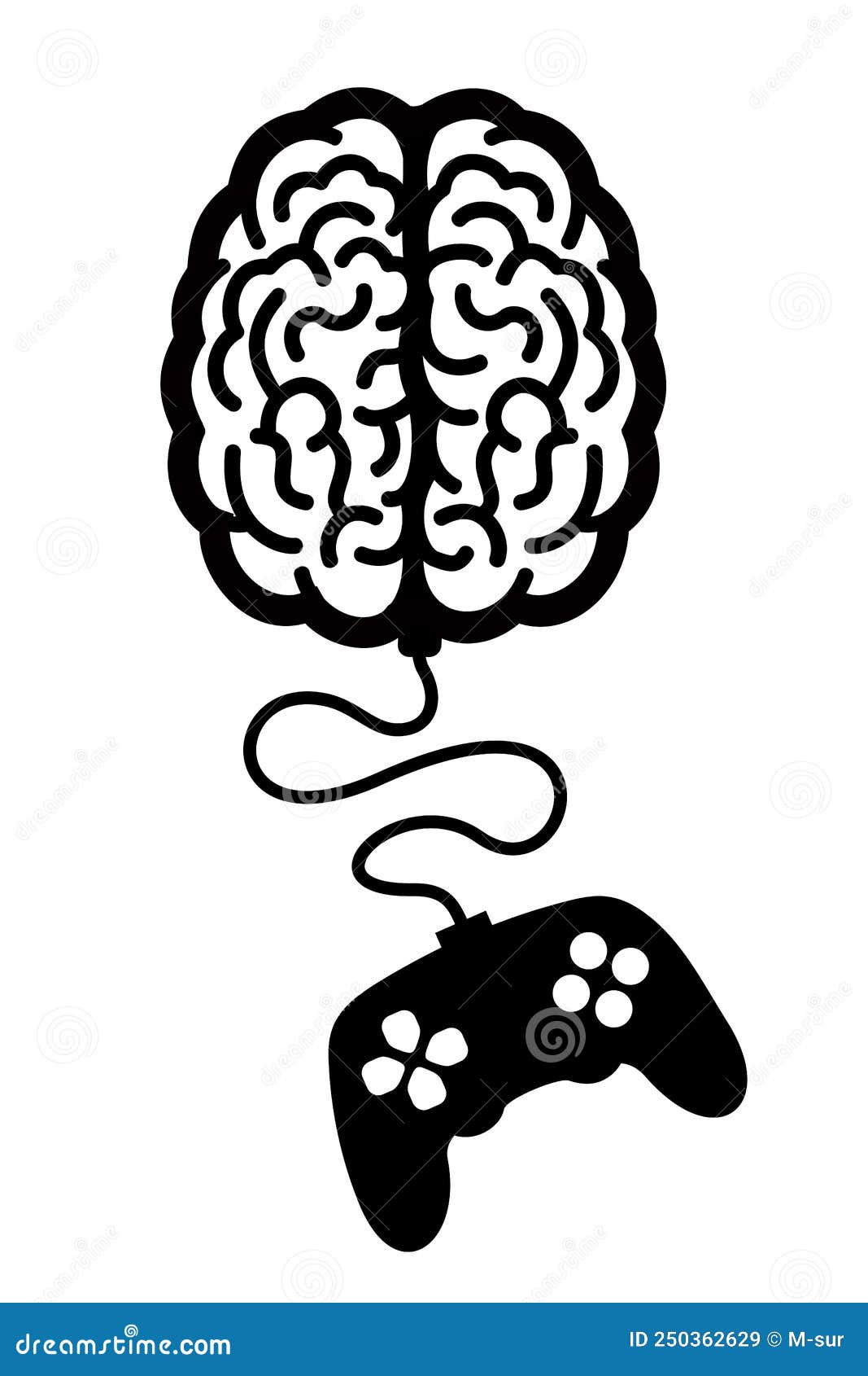 Mental Game - Gamepad and Joystick is Playing Intellectual Game Using ...