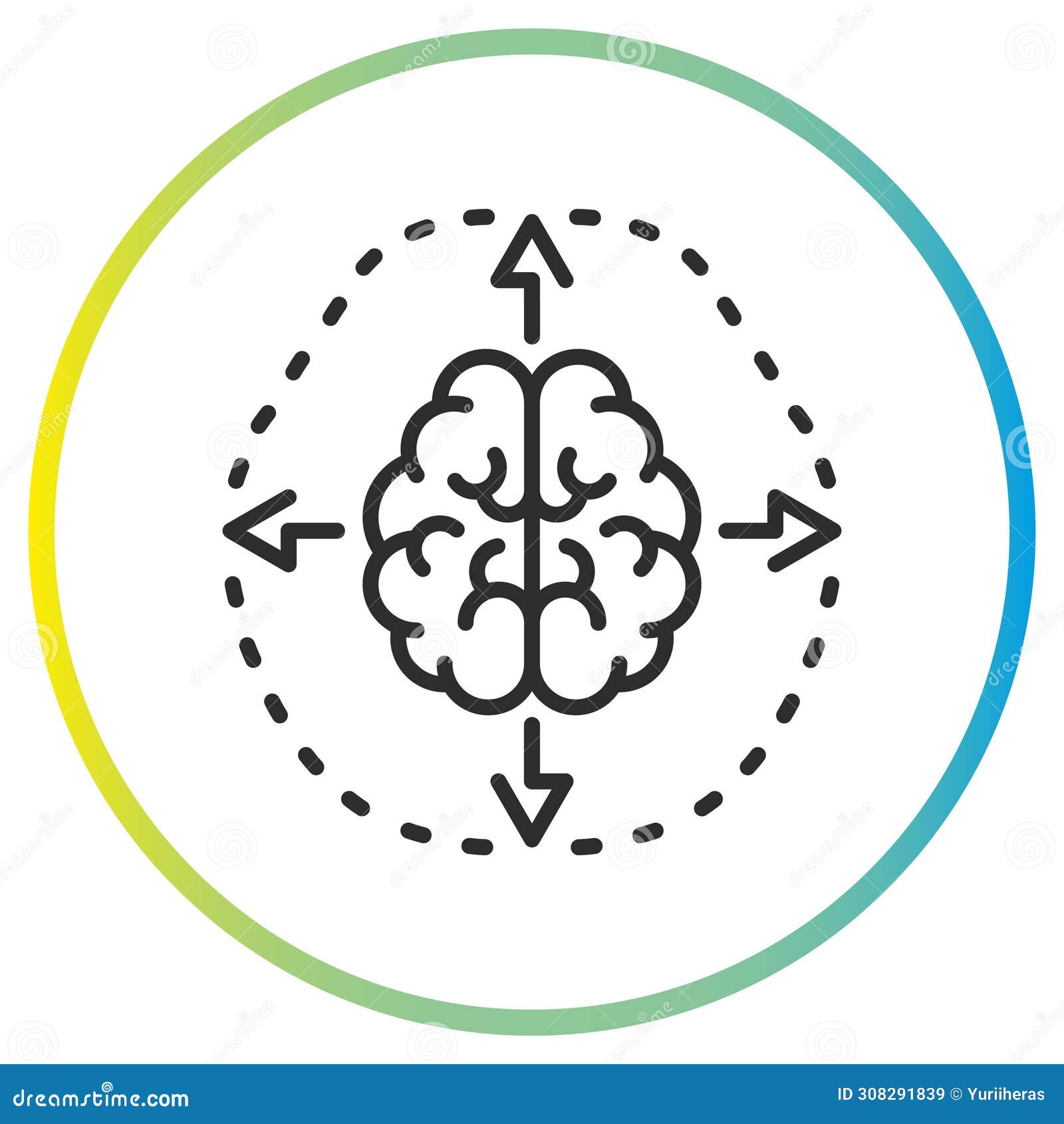 Mental Growth Silhouette Icon. Psychology Therapy Solid Sign. Human ...