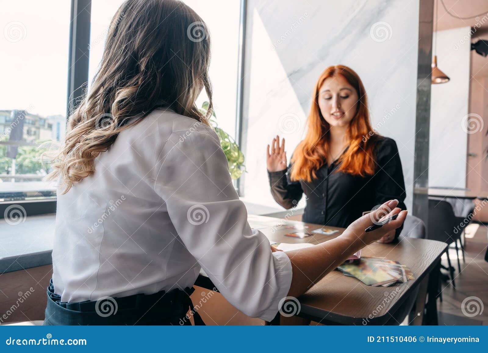 Mental Health Concept Communication Session Of Woman Psychologist And
