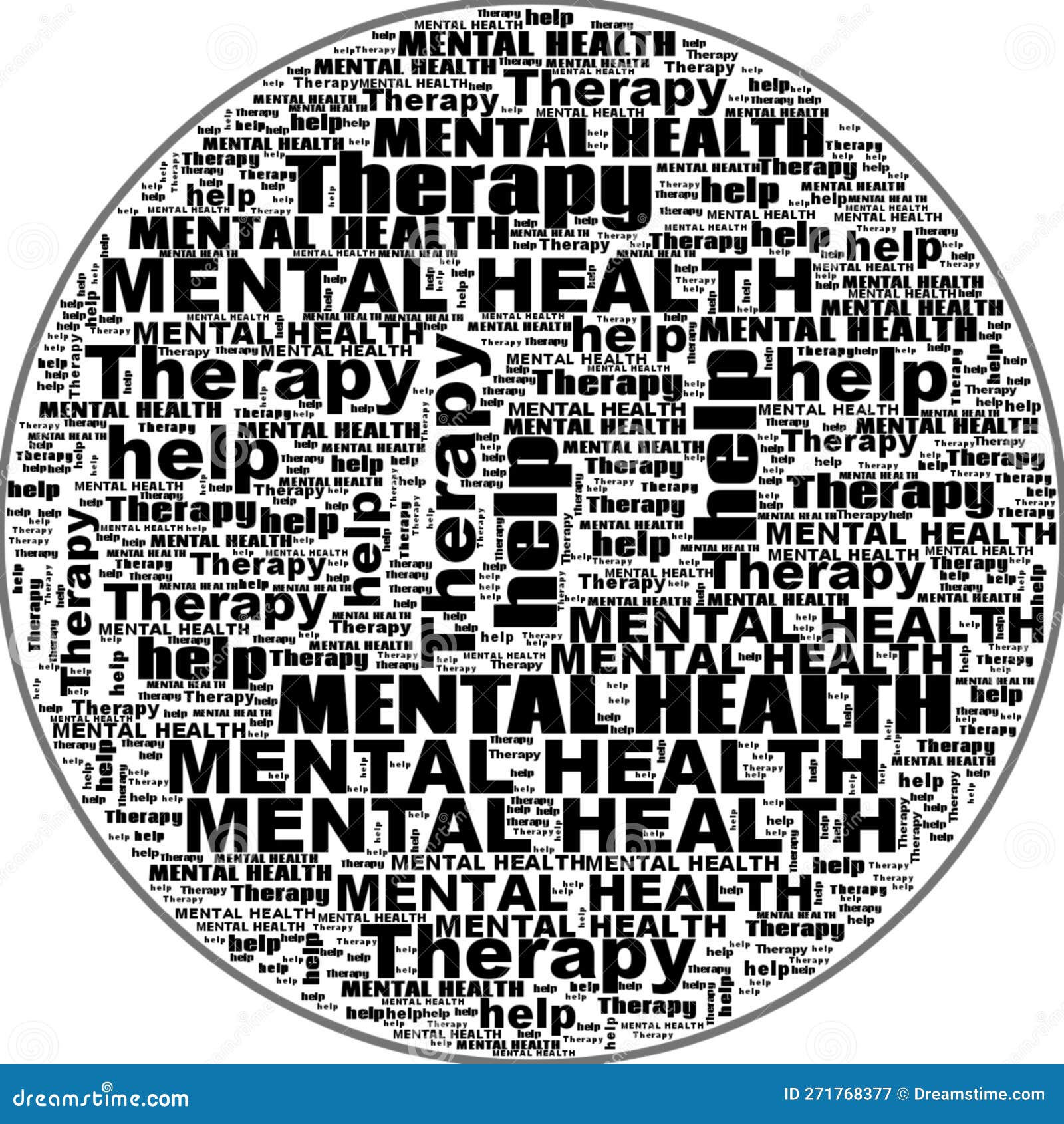 Mental Health Therapy Help Abstract Background Illustration Header ...