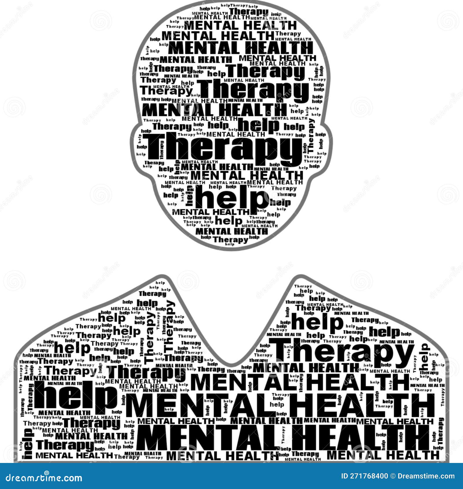 Mental Health Therapy Help Abstract Background Illustration Header ...
