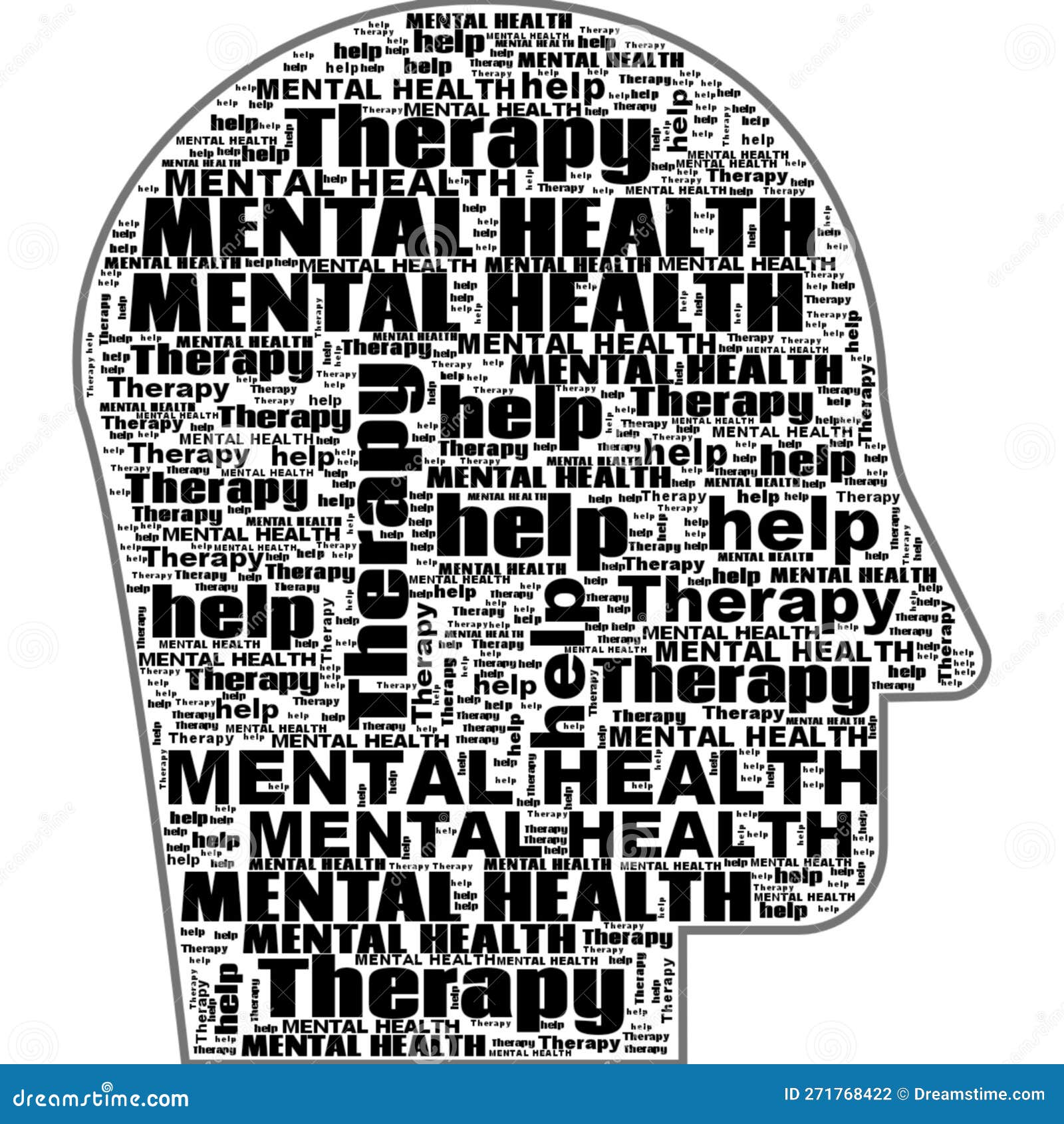 Mental Health Therapy Help Abstract Background Illustration Header ...