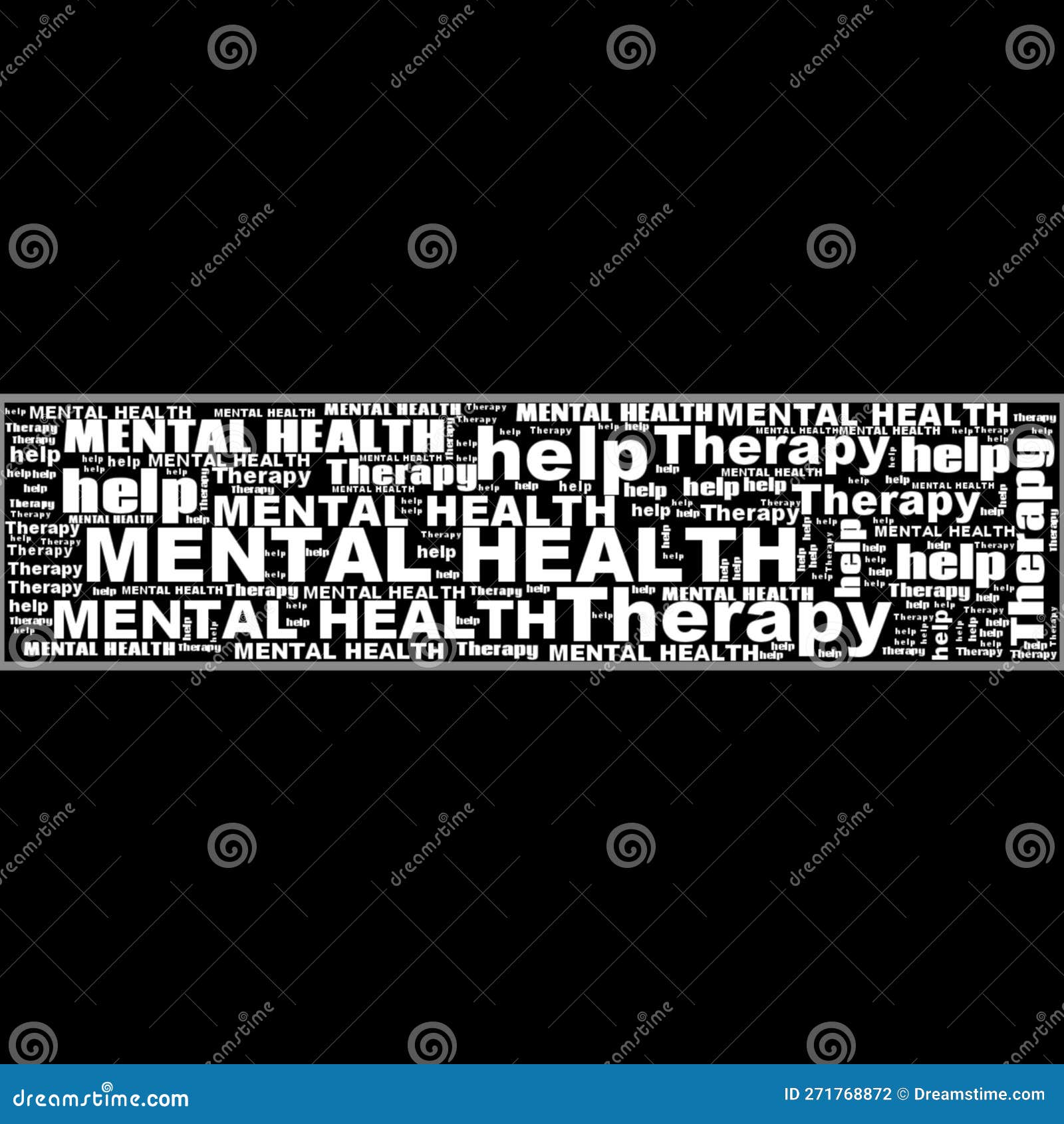 Mental Health Therapy Help Abstract Background Illustration Header ...