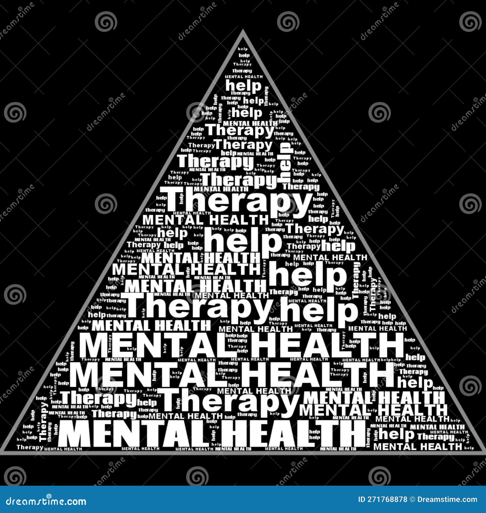 Mental Health Therapy Help Abstract Background Illustration Header ...