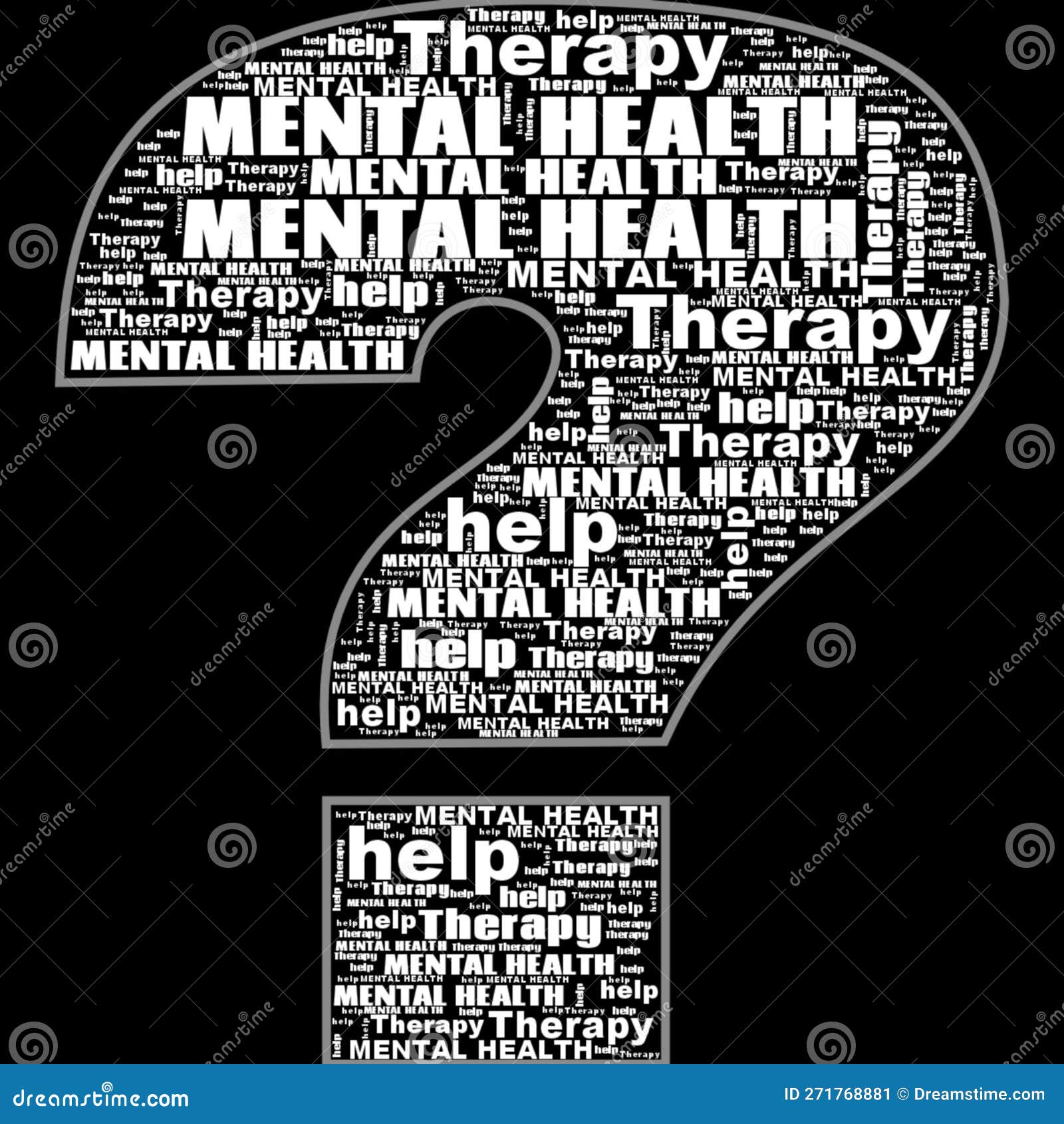 Mental Health Therapy Help Abstract Background Illustration Header ...