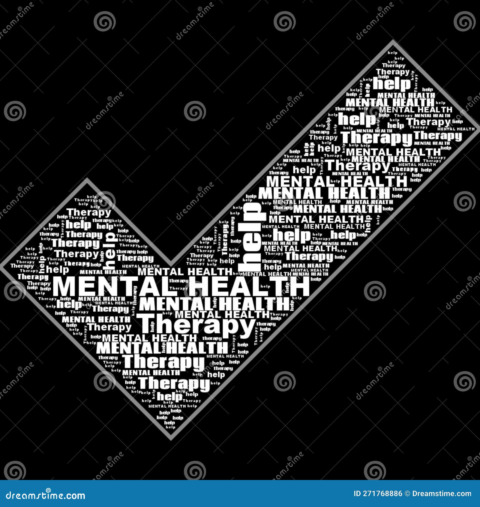 Mental Health Therapy Help Abstract Background Illustration Header ...