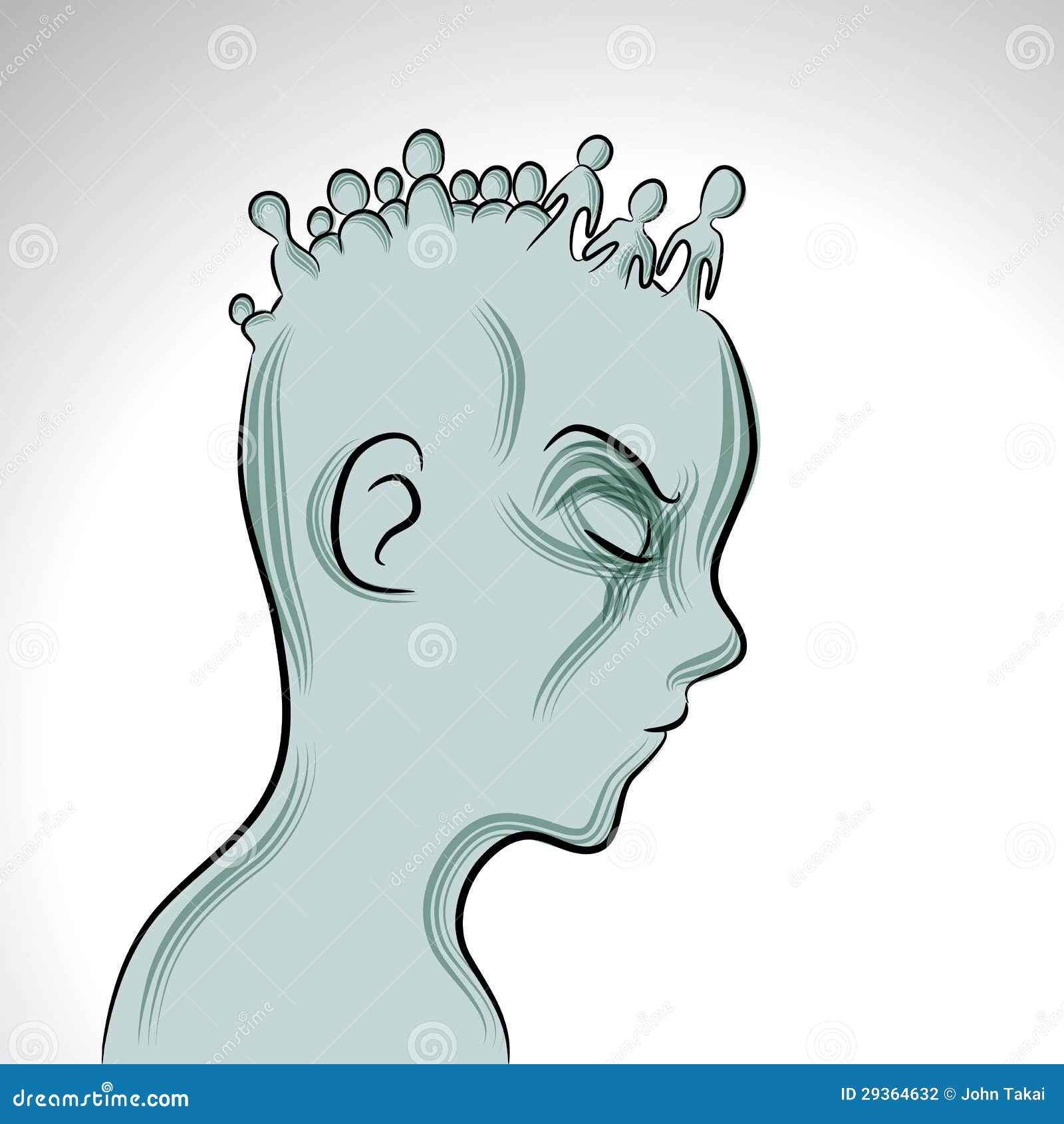 Mental Illness stock vector. Illustration of mental, profile - 29364632 Mental Illness stock vector. Illustration of mental, profile - 29364632