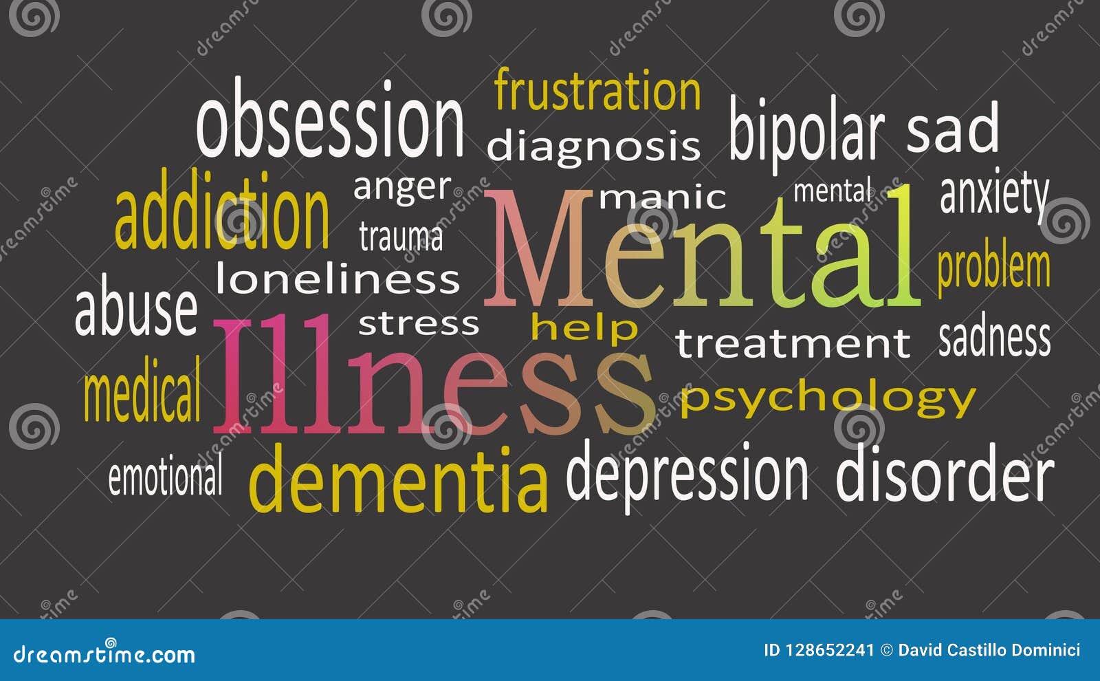 Mental Illness, Word Cloud Concept on Black Background Stock ... Mental Illness, Word Cloud Concept on Black Background Stock ...