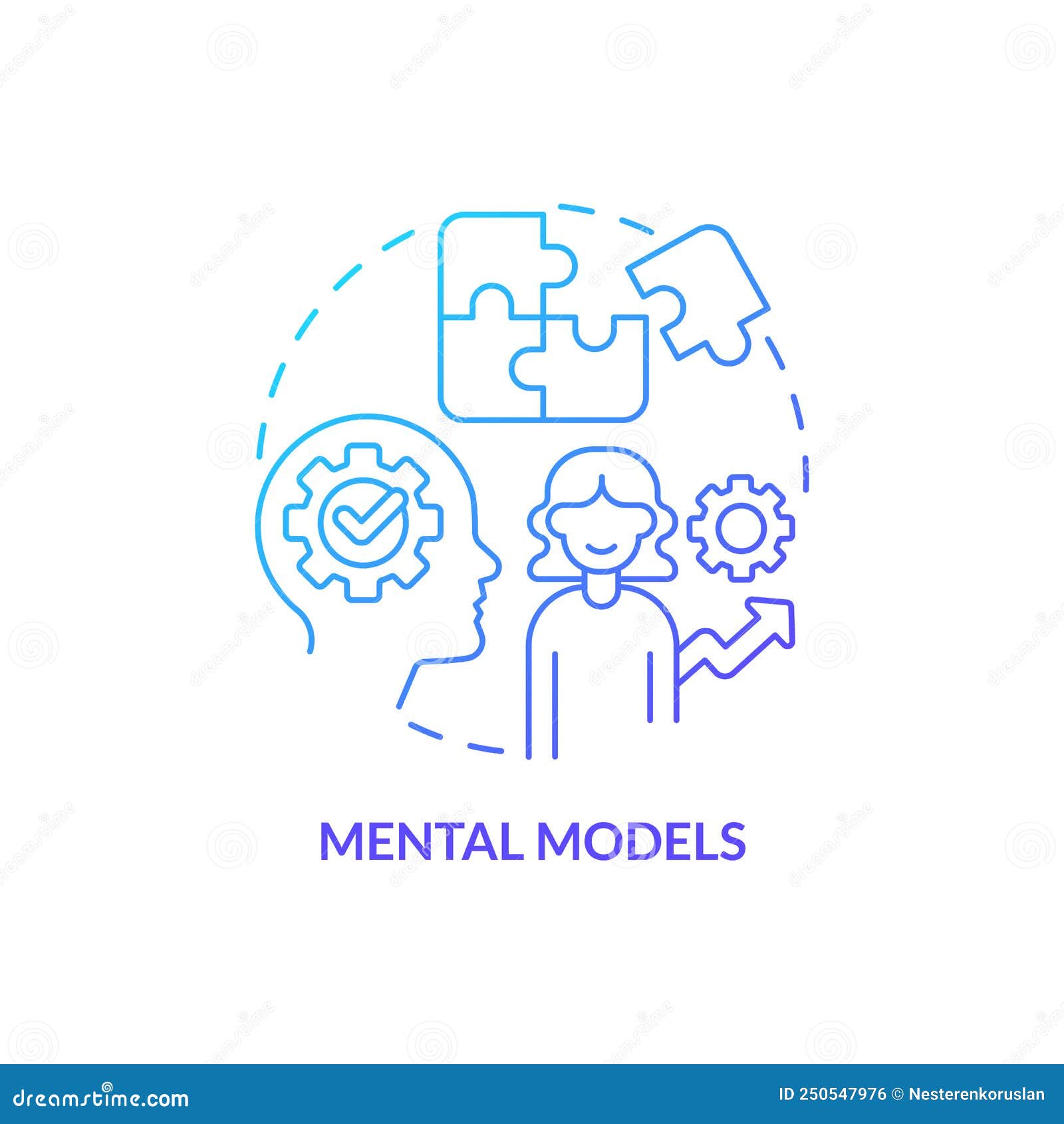 Mental Models Blue Gradient Concept Icon Stock Vector - Illustration of ... Mental Models Blue Gradient Concept Icon Stock Vector - Illustration of ...