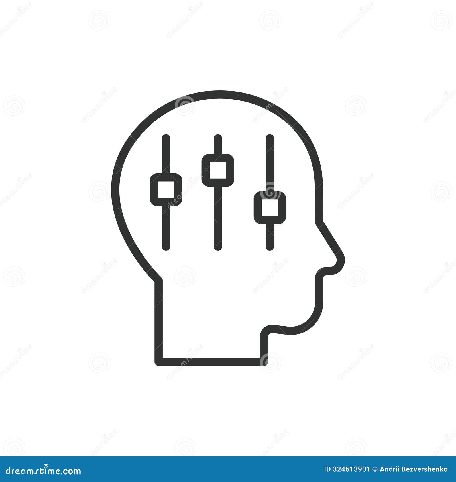 Mental Settings, in Line Design. Mindset, Cognitive, Mental Focus ...
