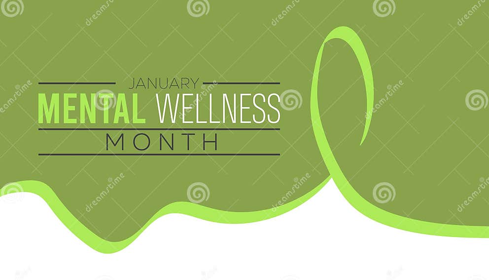 Mental Wellness Month Observed Each Year during January. Healthcare ...