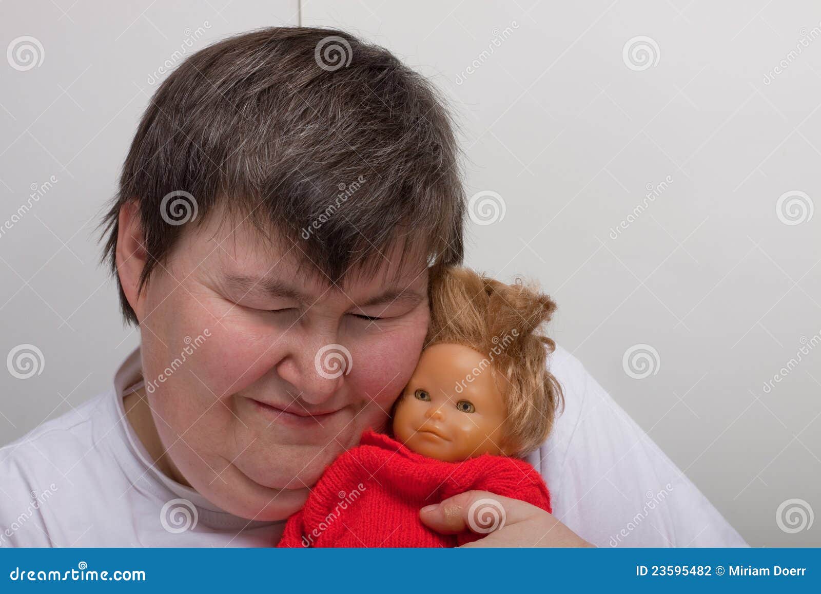Mentalmente - Mujer Lisiada Con La Muñeca Foto de archivo - Imagen de ...